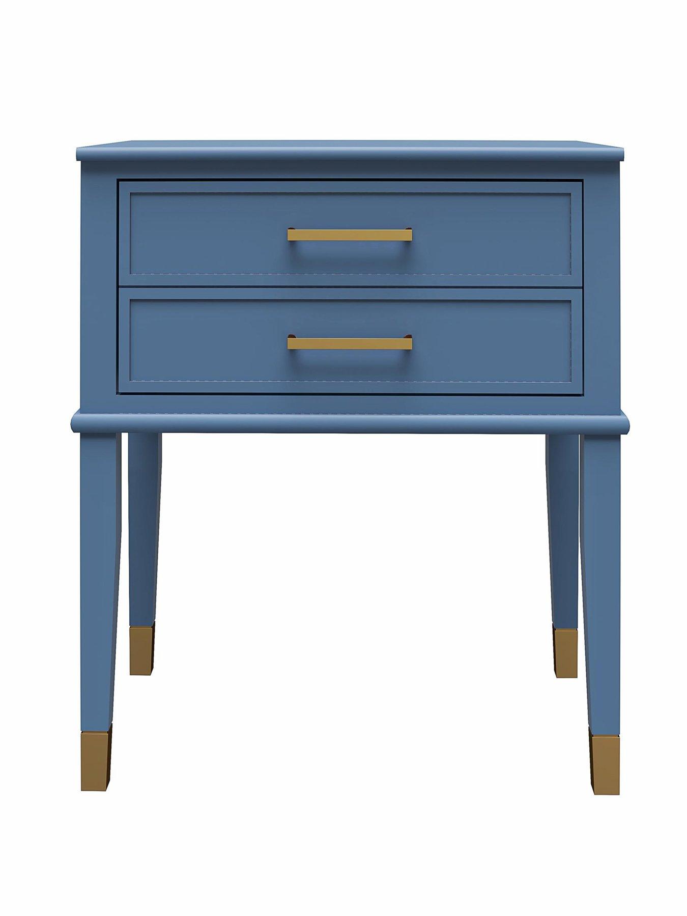 CosmoLiving by Cosmopolitan Westerleigh Side Table - Stone Blue | Very