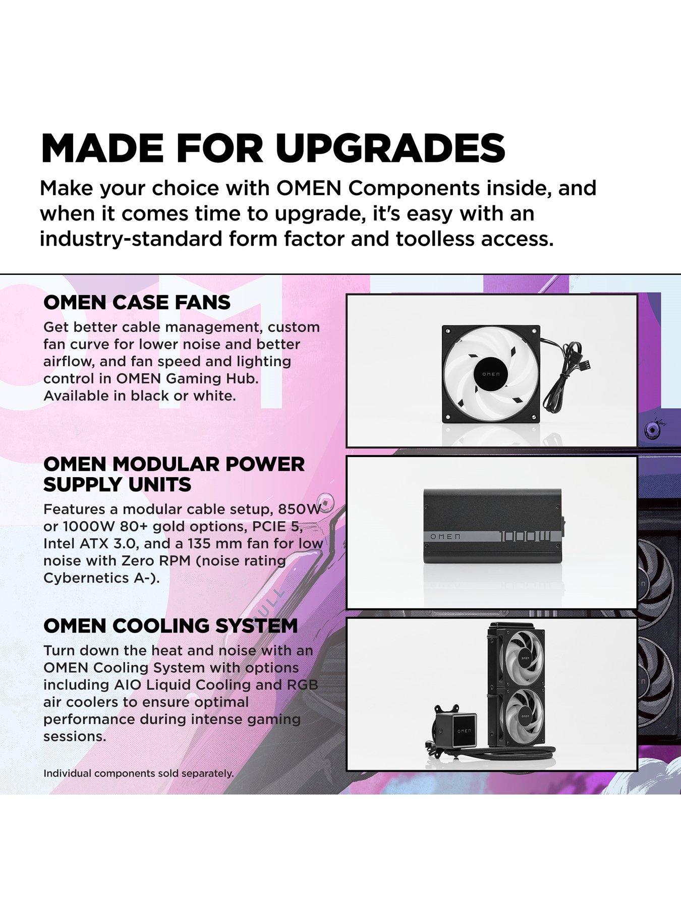 HP OMEN 35L Gaming Desktop GT16-0010na PC - AMD Ryzen 7 8700G, 16GB RGB ...