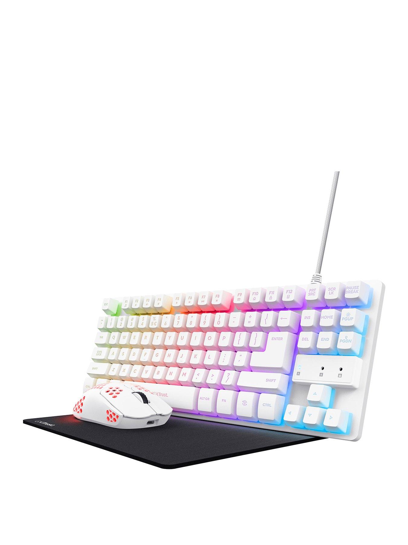 Trust 3-in-1 gaming bundle with compact TKL keyboard, ultra-lightweight ...