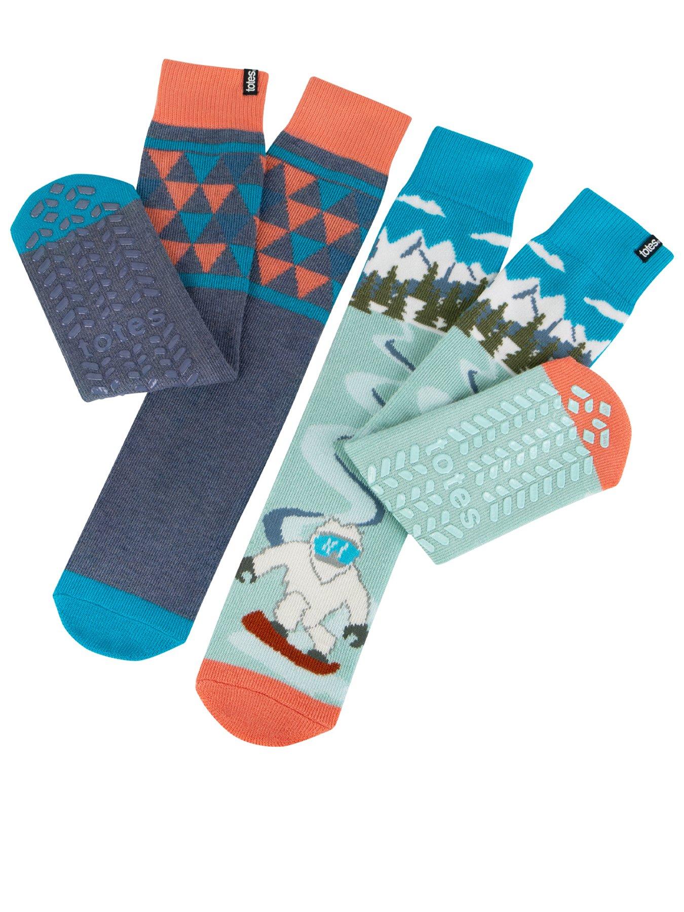 TOTES 2 Pair Original Yeti Slipper Socks - Multi | Very