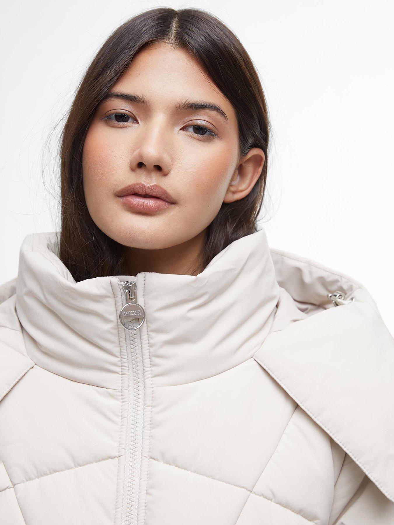 Barbour International Arabella Padded Jacket - Cream | Very