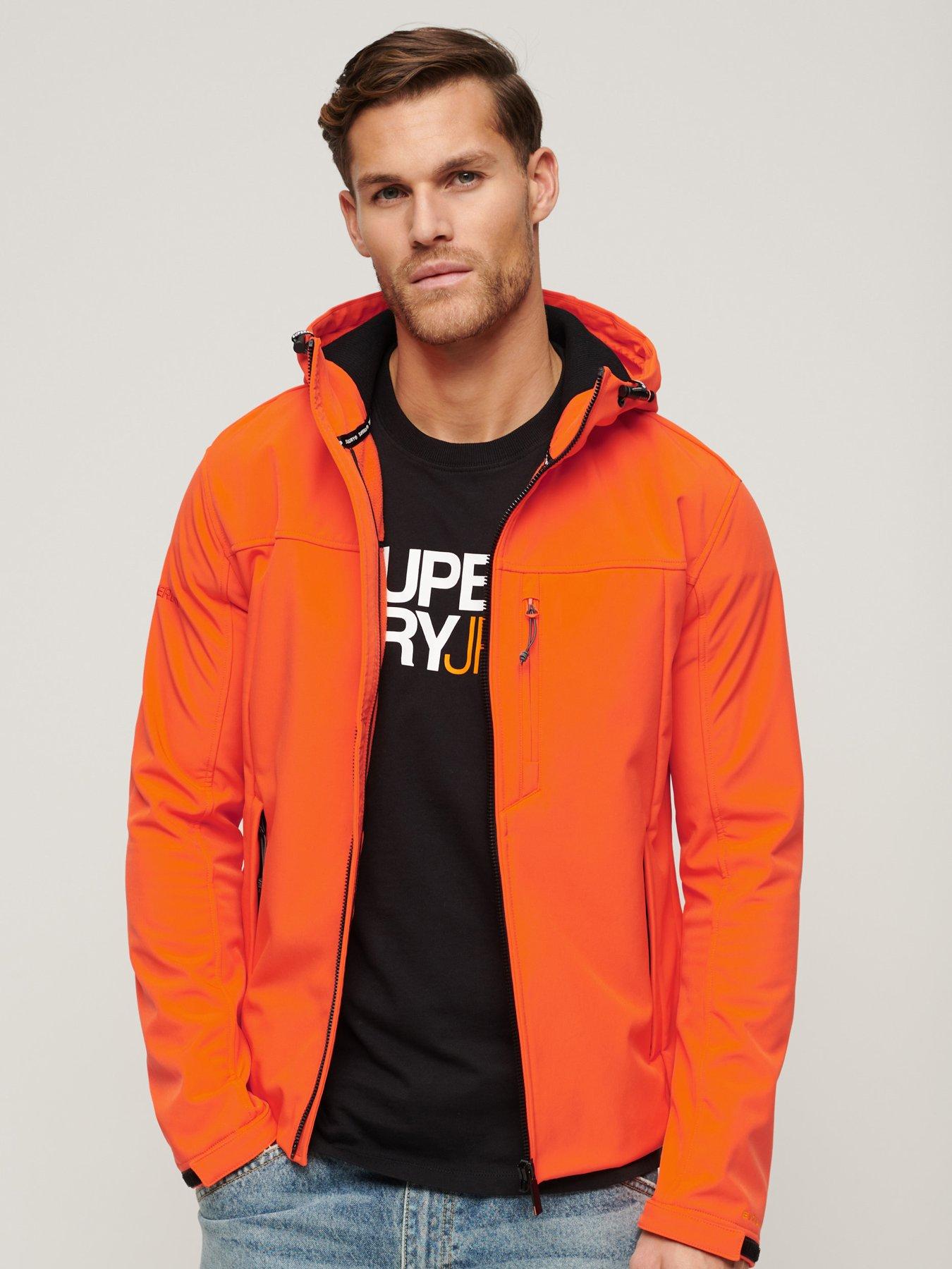 Superdry Hooded Soft Shell Jacket - Orange | Very
