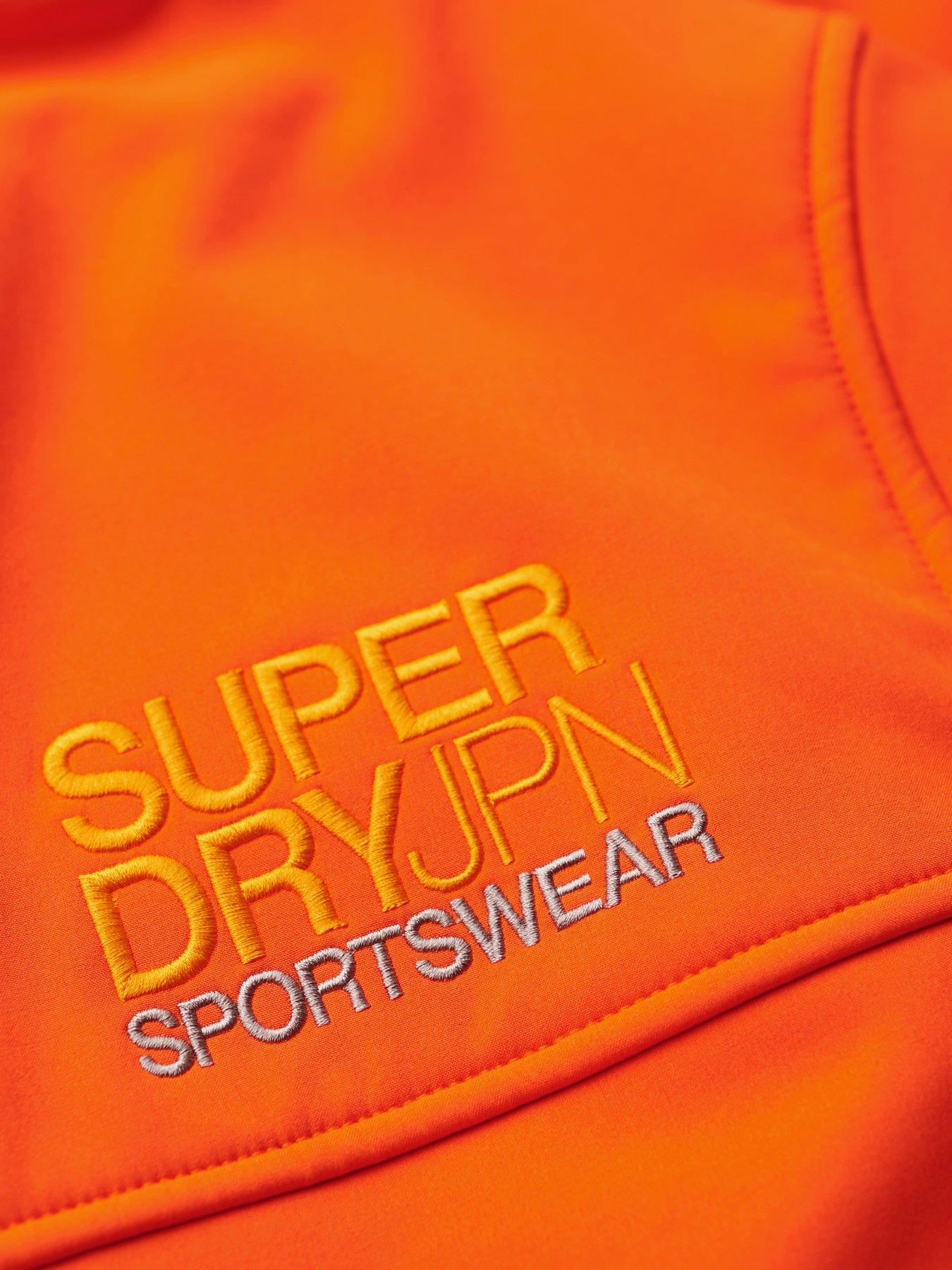 Superdry Hooded Soft Shell Jacket - Orange | Very