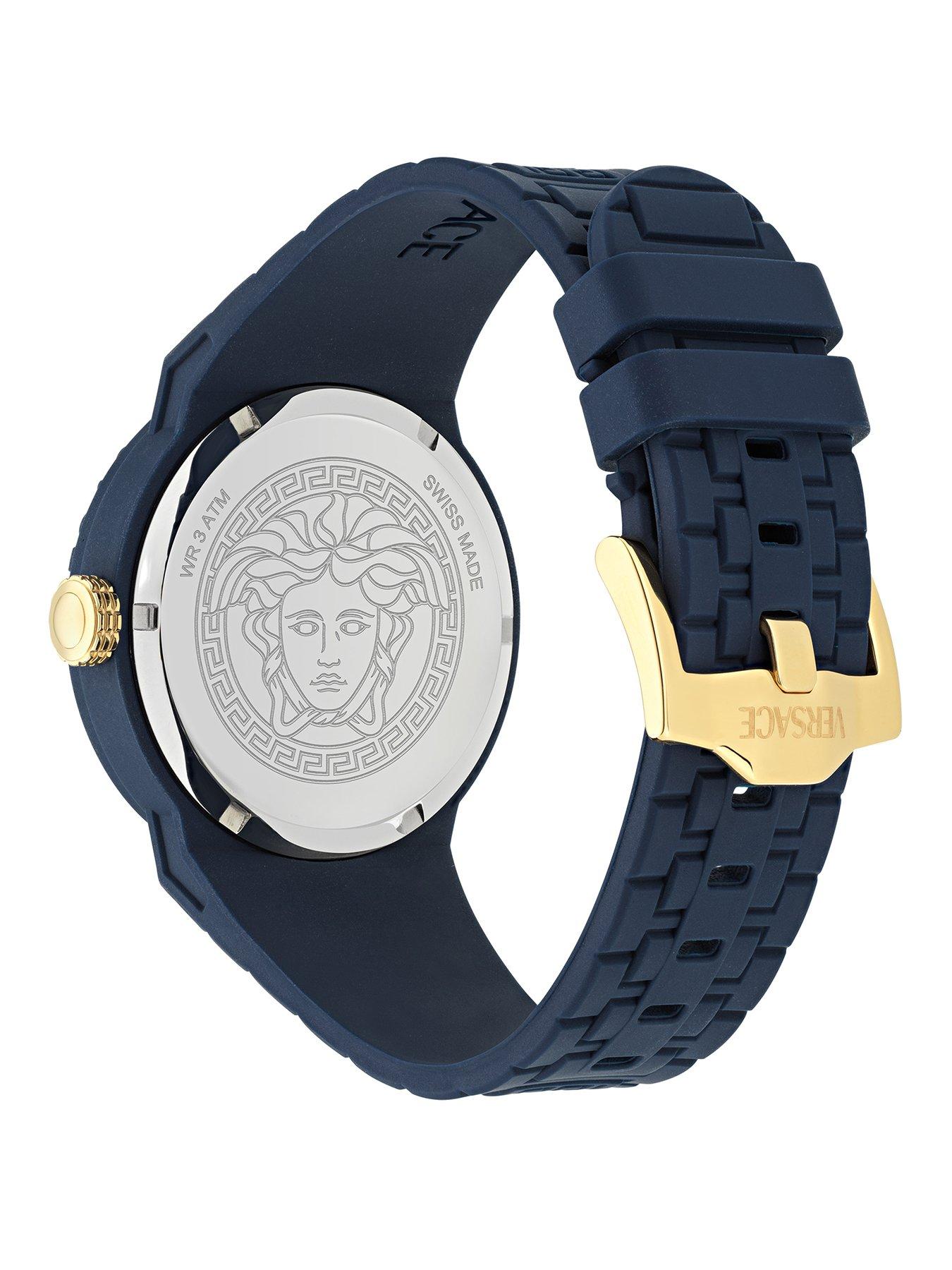 VERSACE V-POP Watch - Navy | Very