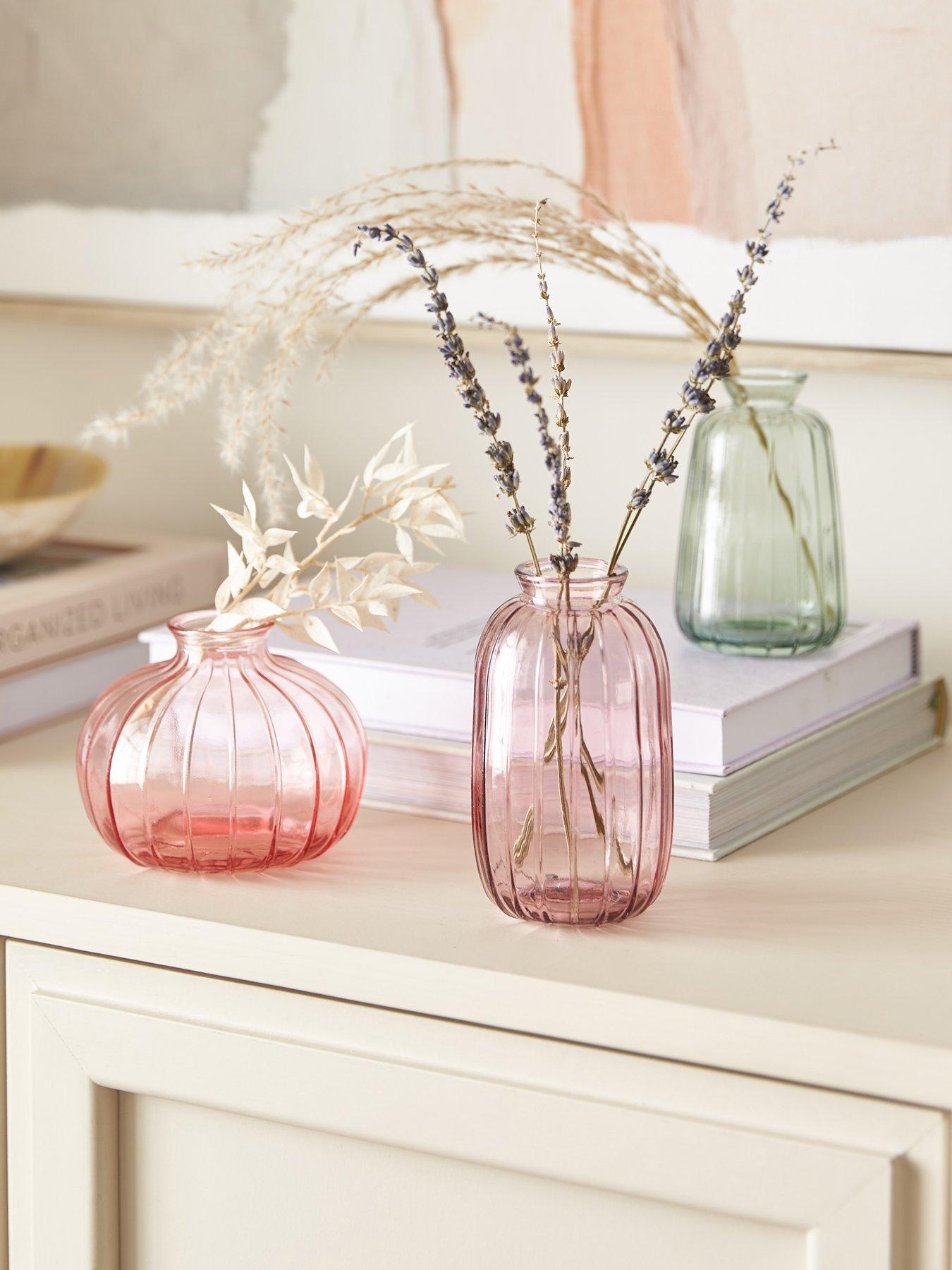 The Very Collection Set of 3 Mini Glass Bud Vases - Multi | Very