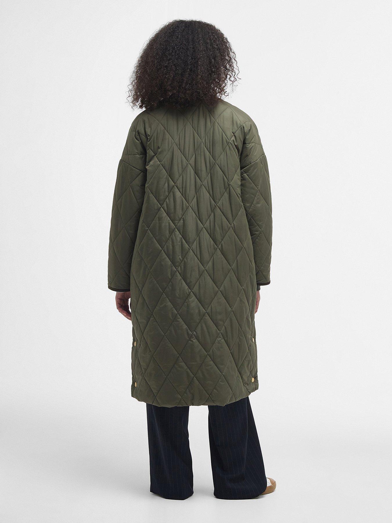 Barbour Rhea Quilted Coat - Green | Very