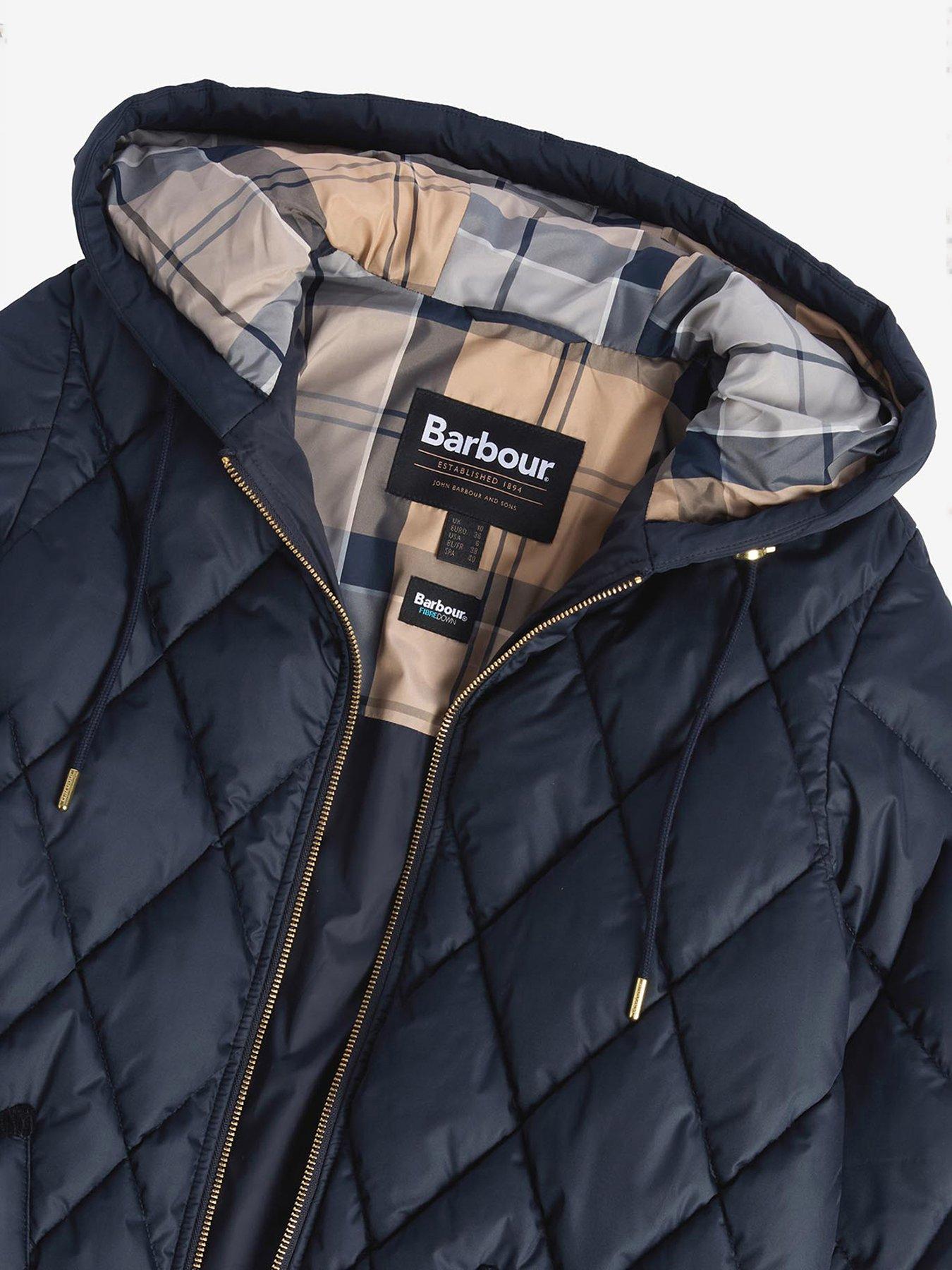 Barbour Erin Quilted Jacket - Navy | Very
