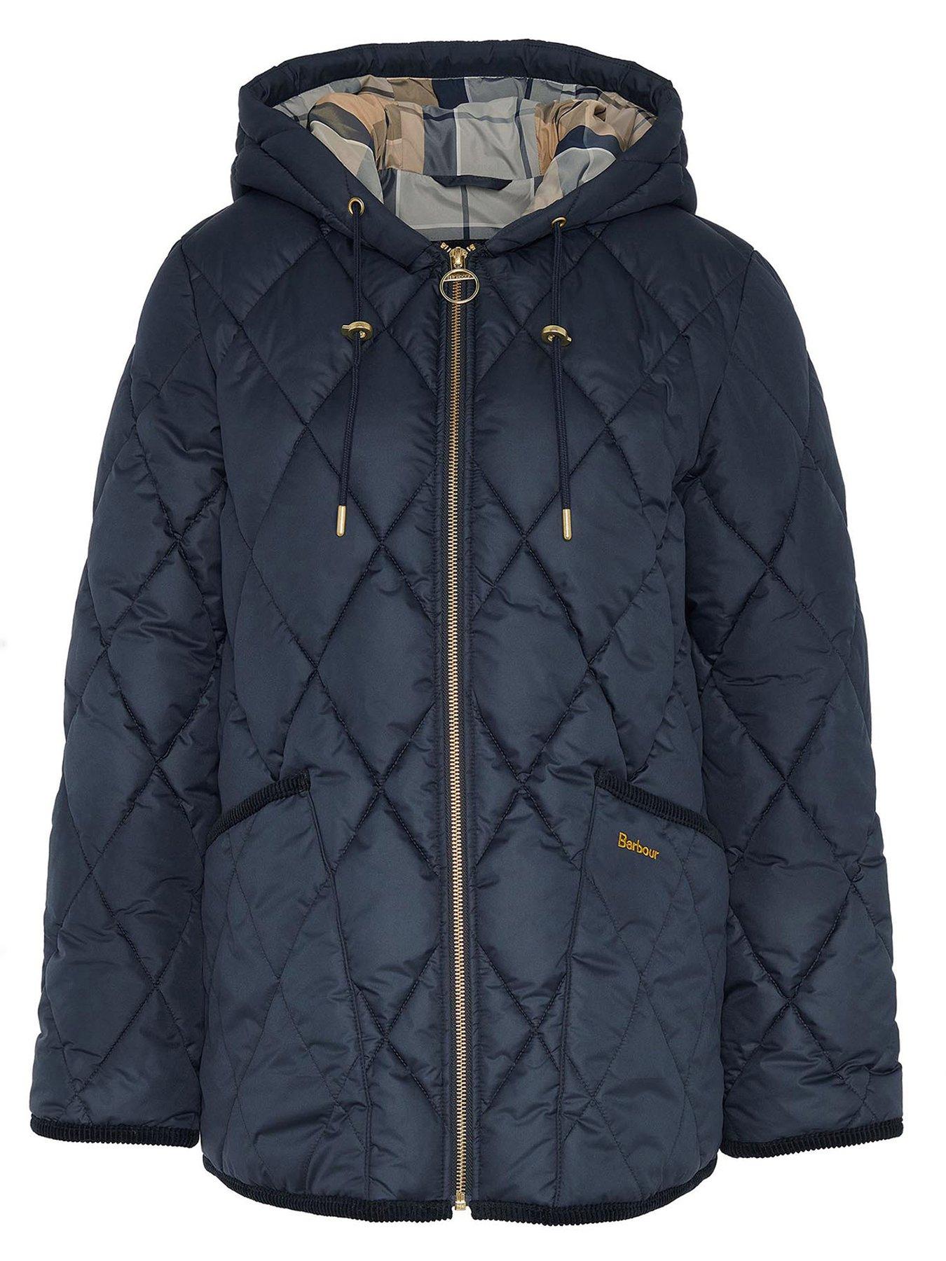 Barbour Erin Quilted Jacket - Navy | Very