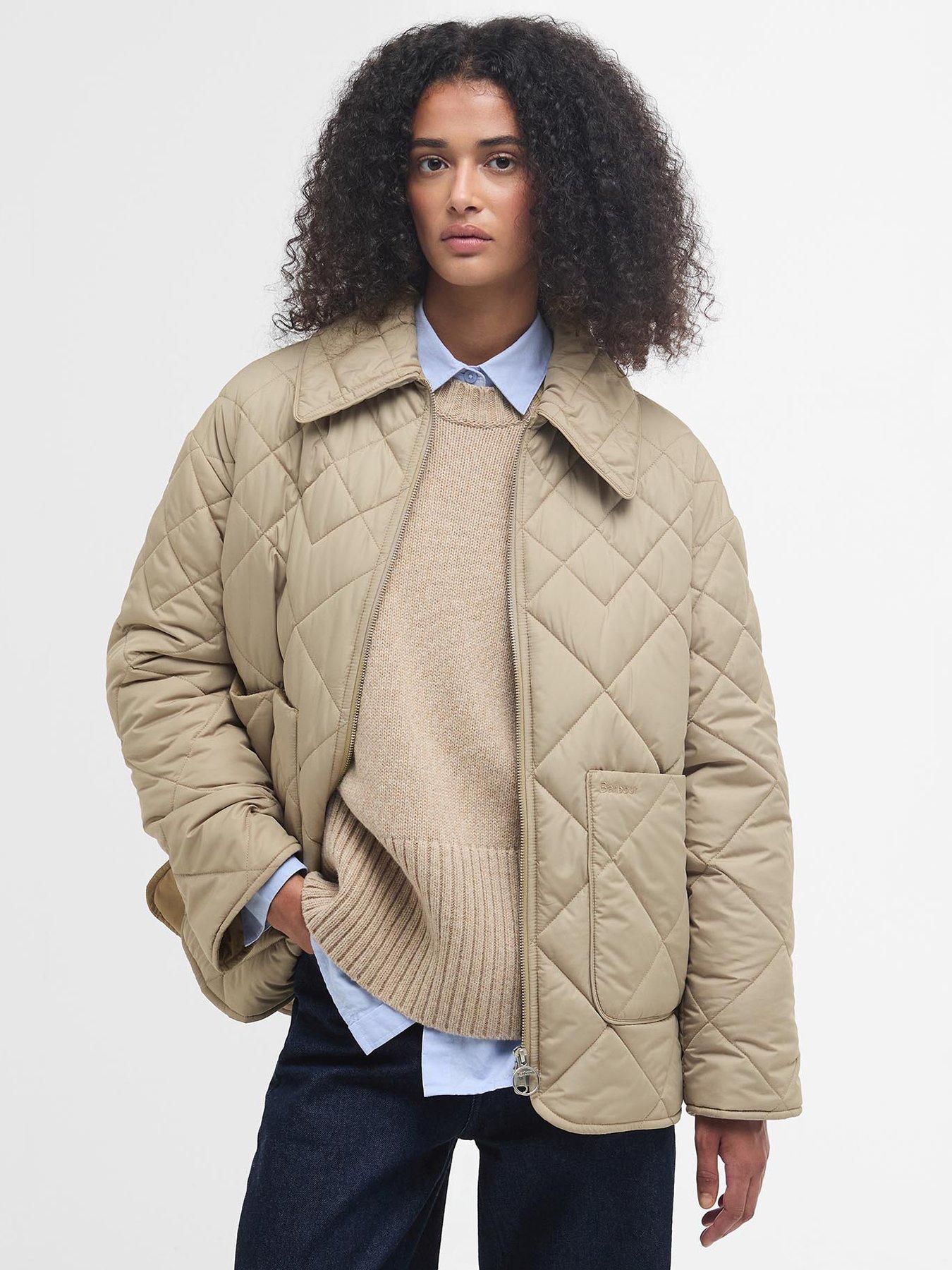 Barbour Tessa Quilted Jacket - Beige | Very