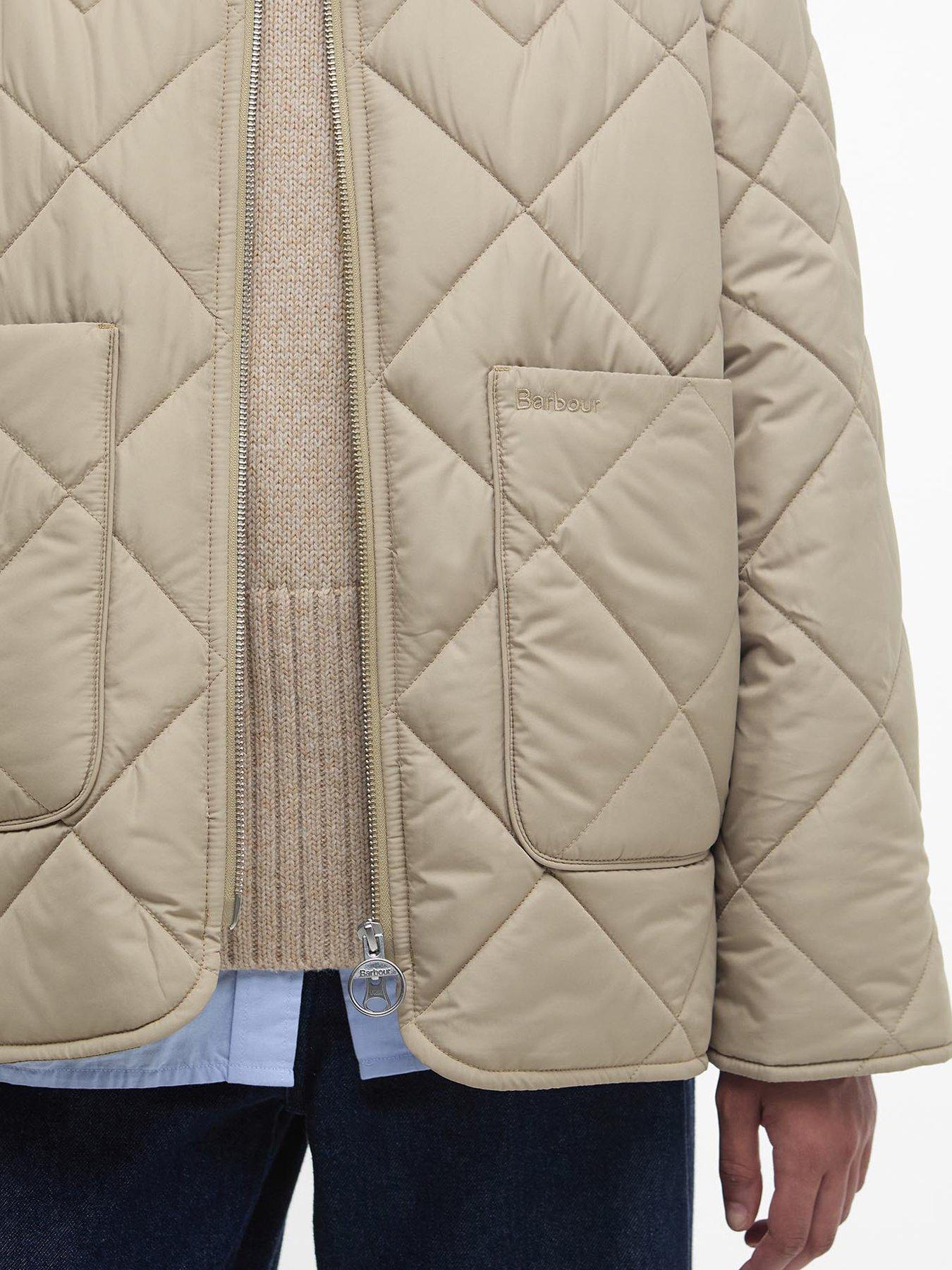 Barbour Tessa Quilted Jacket - Beige | Very