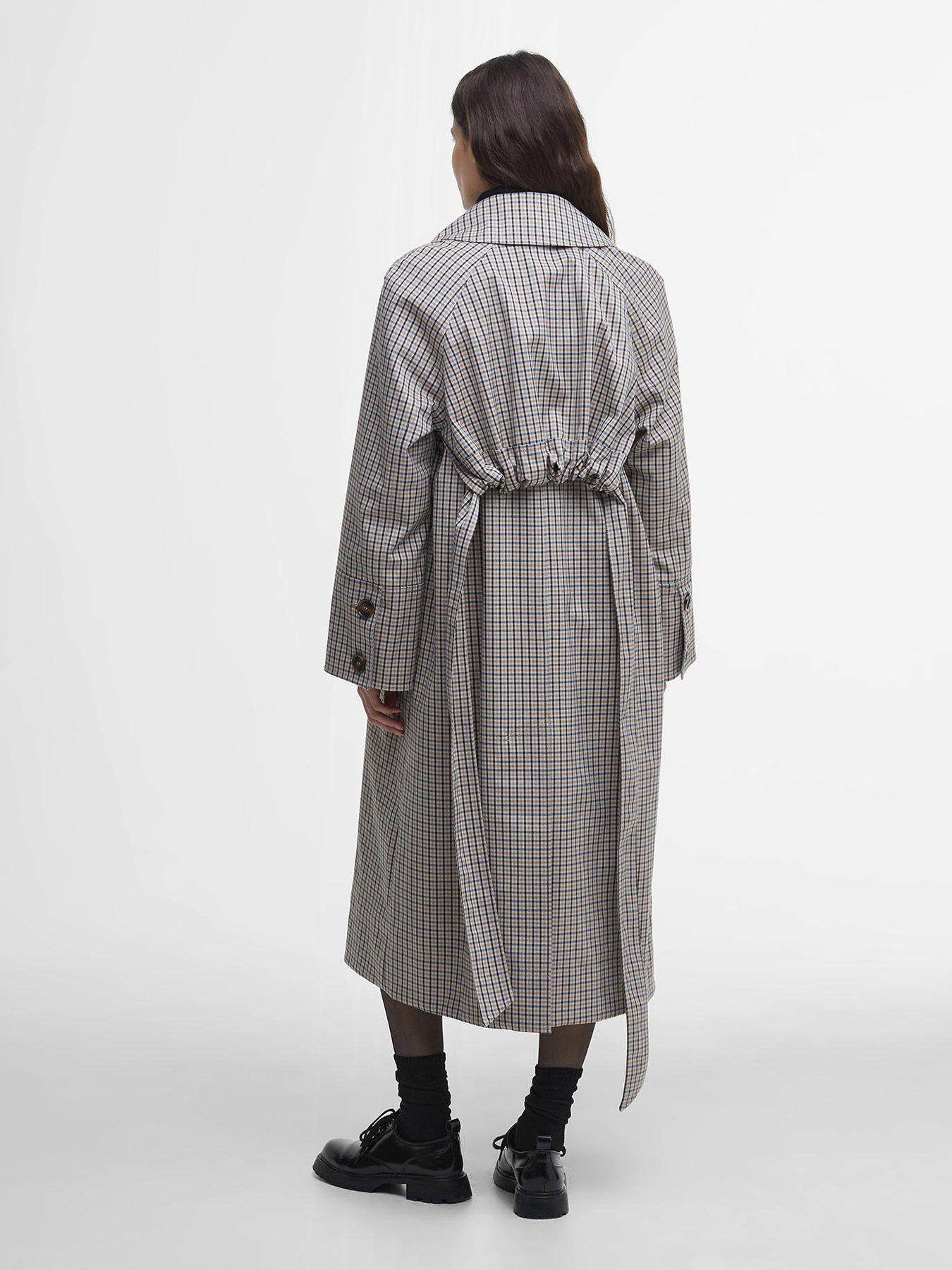 Barbour Beatrix Check Showerproof Trench Coat - Multi | Very