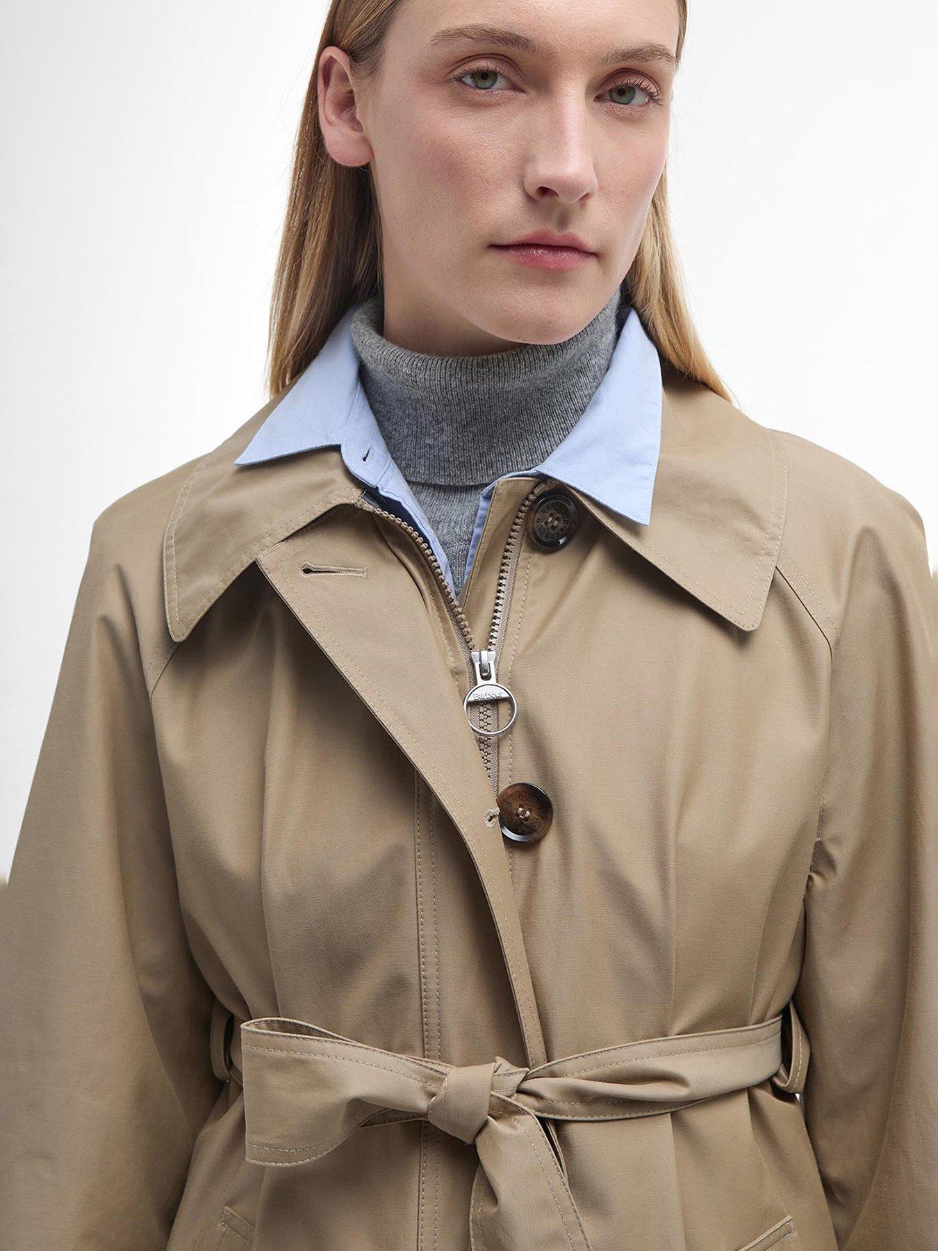 Barbour Beatrix Showerproof Trench - Beige | Very