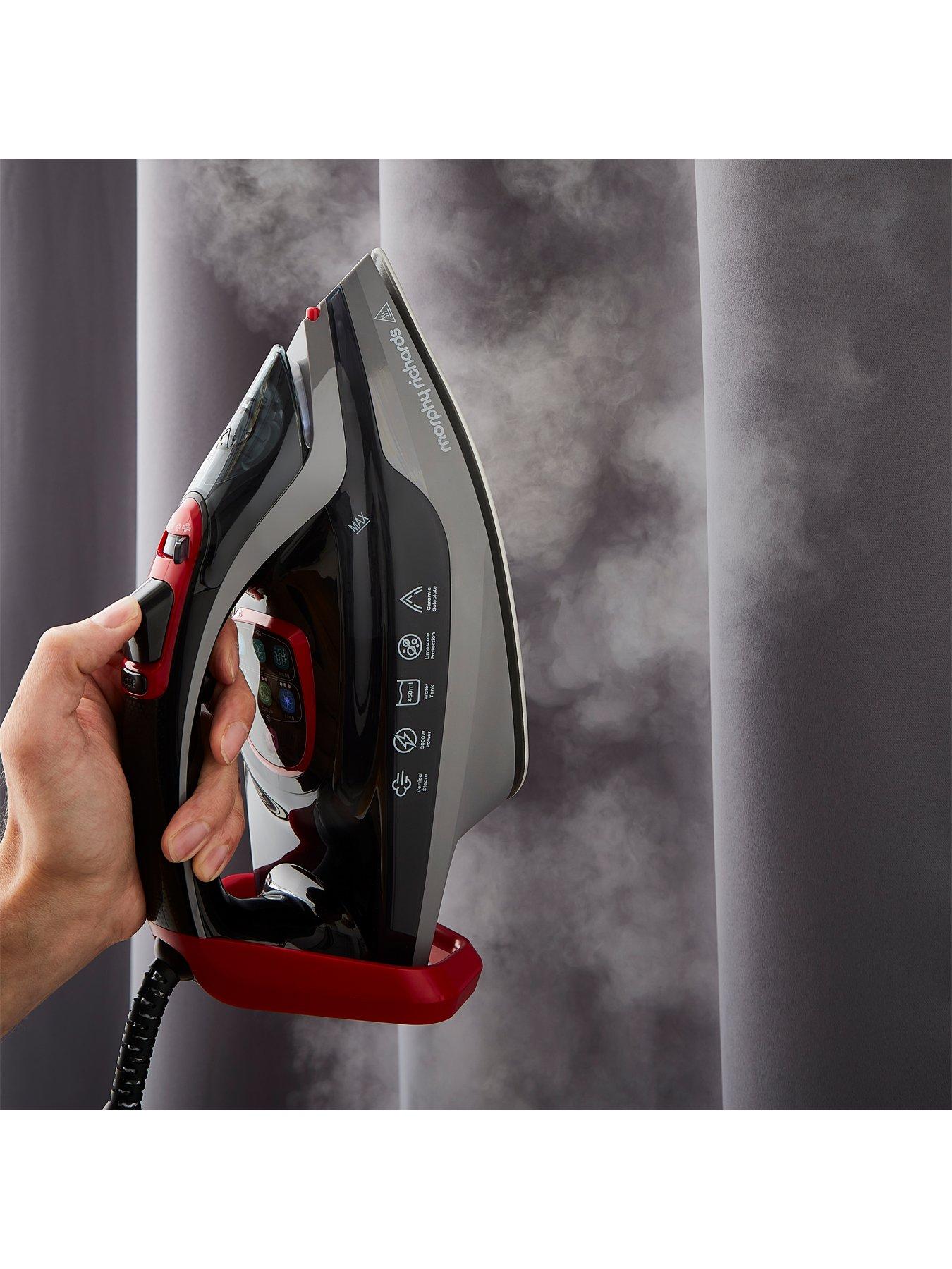 Morphy Richards 3000W LED Digital Steam Iron - Black | Very
