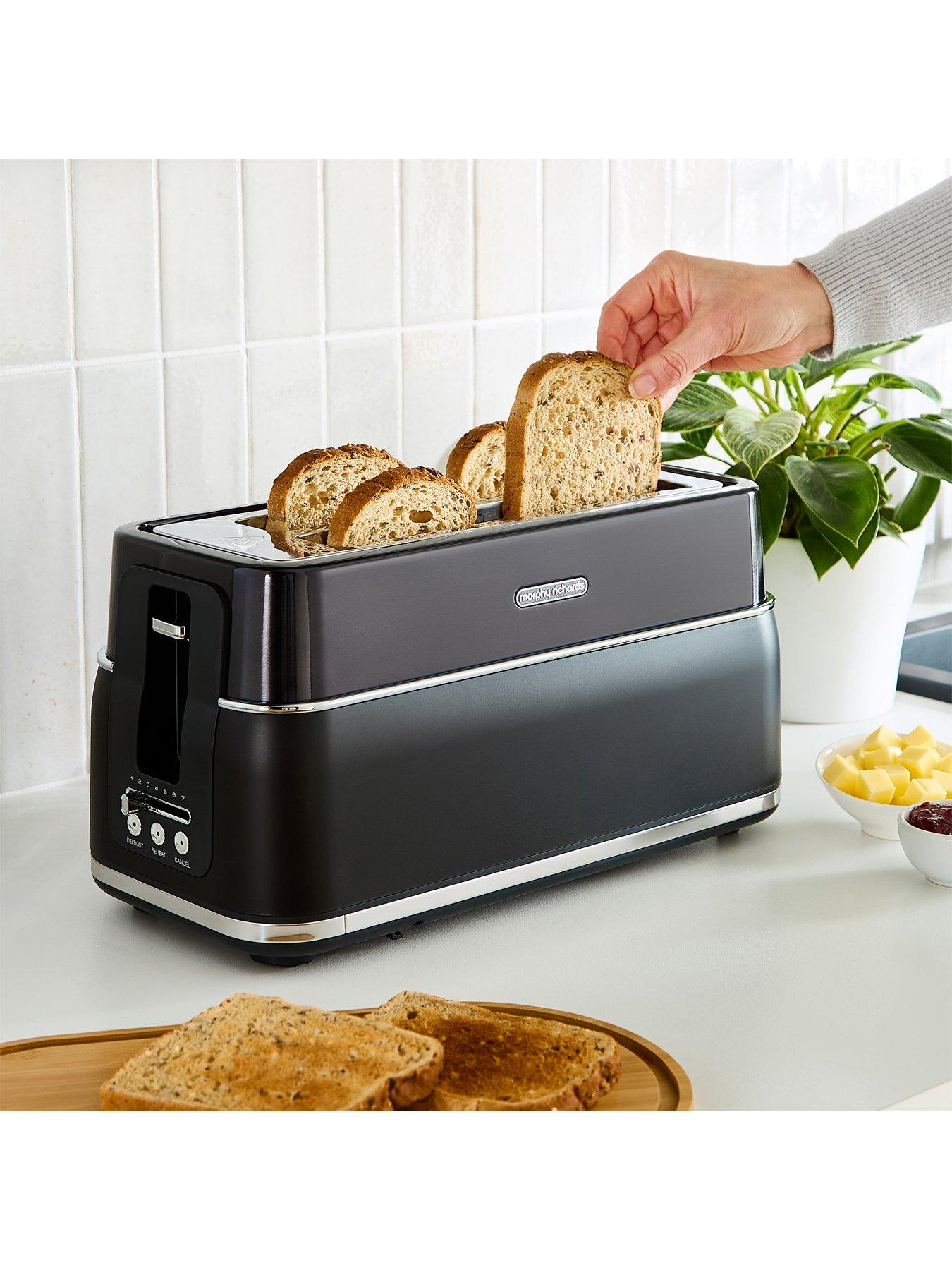 Morphy Richards Signature Black 4 Slice Toaster | Very
