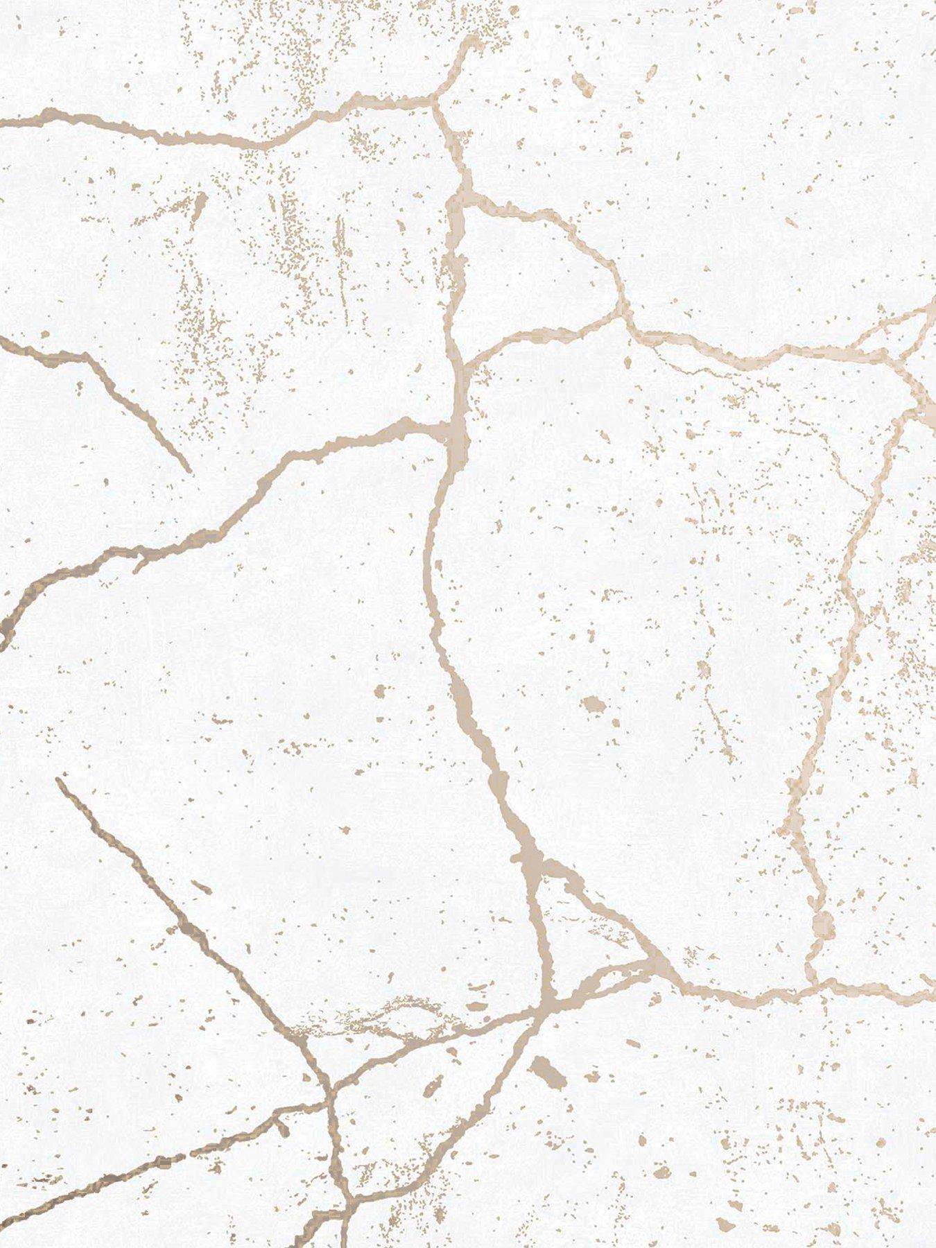 Superfresco Colours Kintsugi Wallpaper in Gold | Very