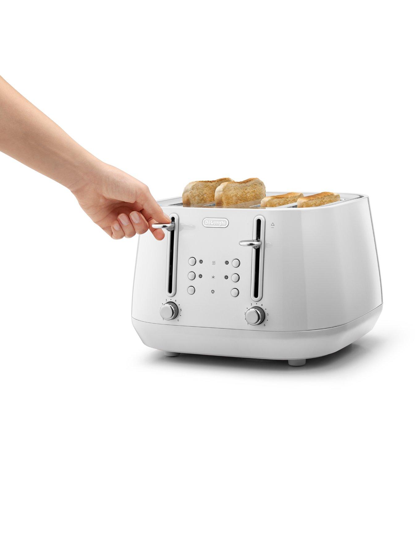 DeLonghi Eclettica 4-Slice Toaster - White | Very