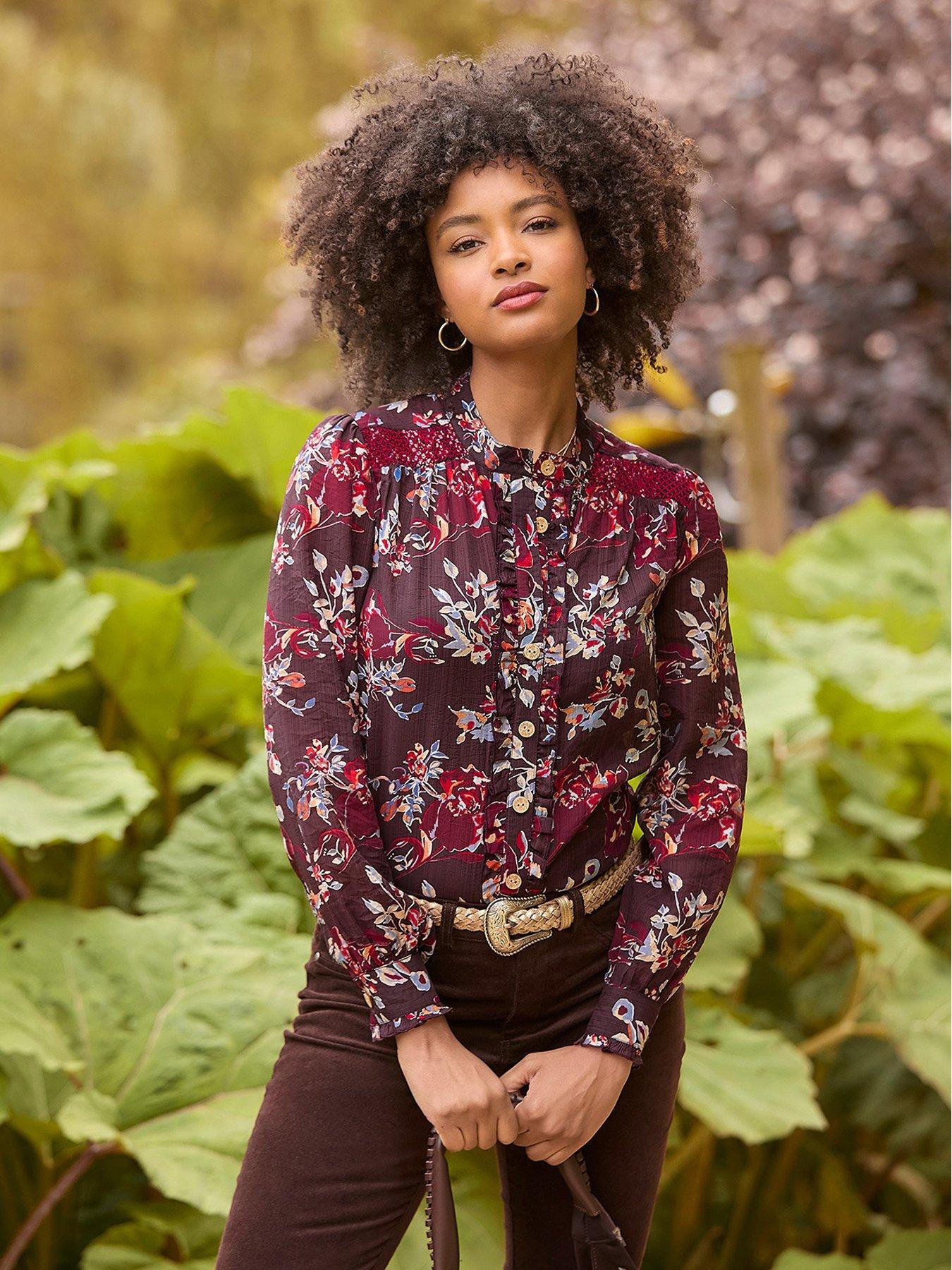 Joe Browns Floral Blouse And Cami -purple | Very