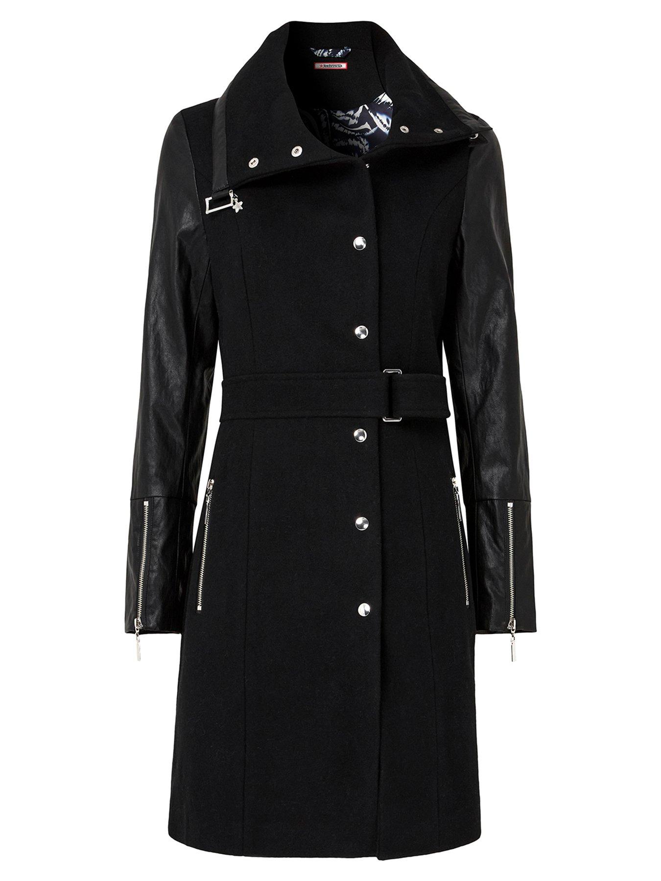 Joe Browns Black Longline Biker Jacket | Very