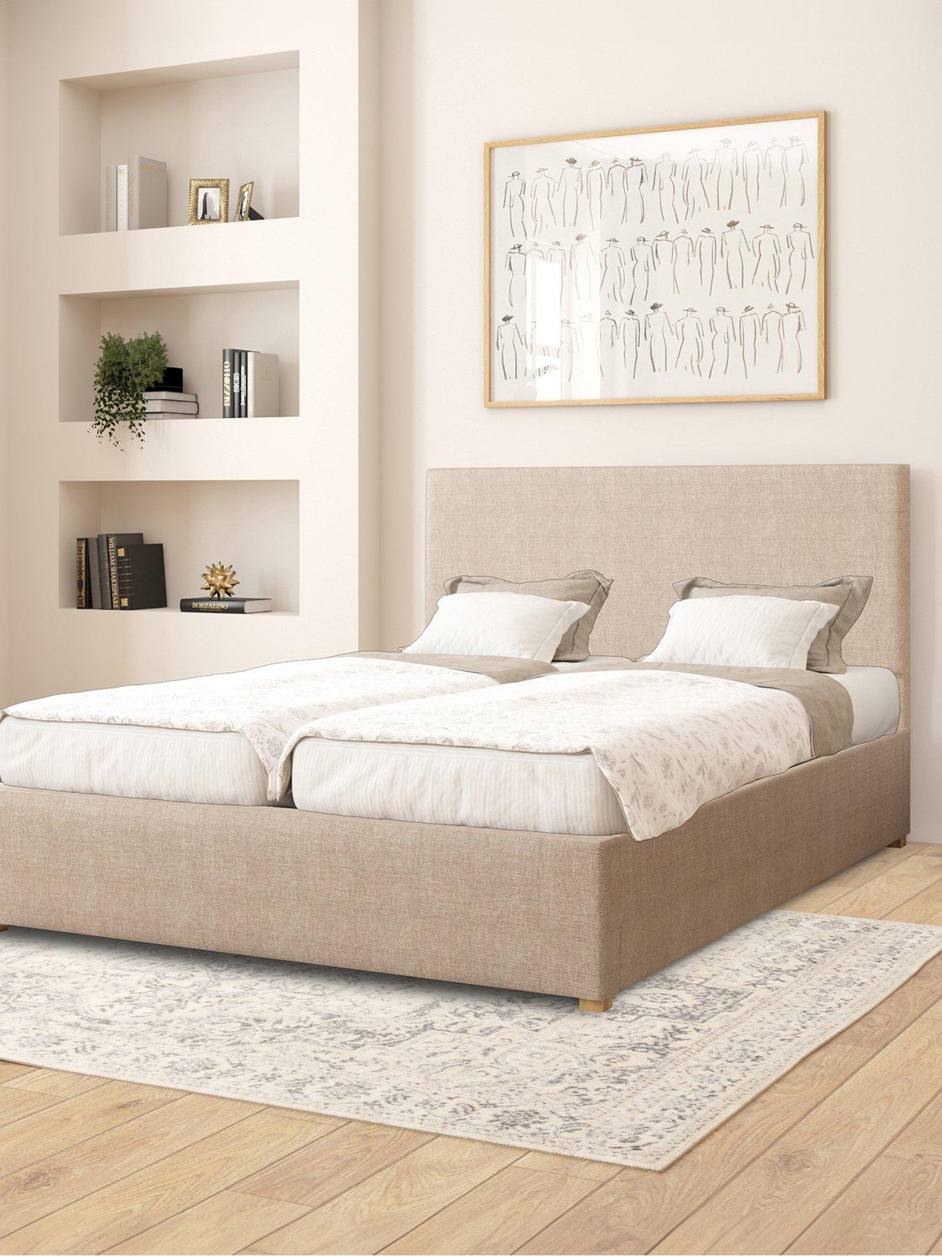 Garland Natural Linen Adjustable Bed Matress King