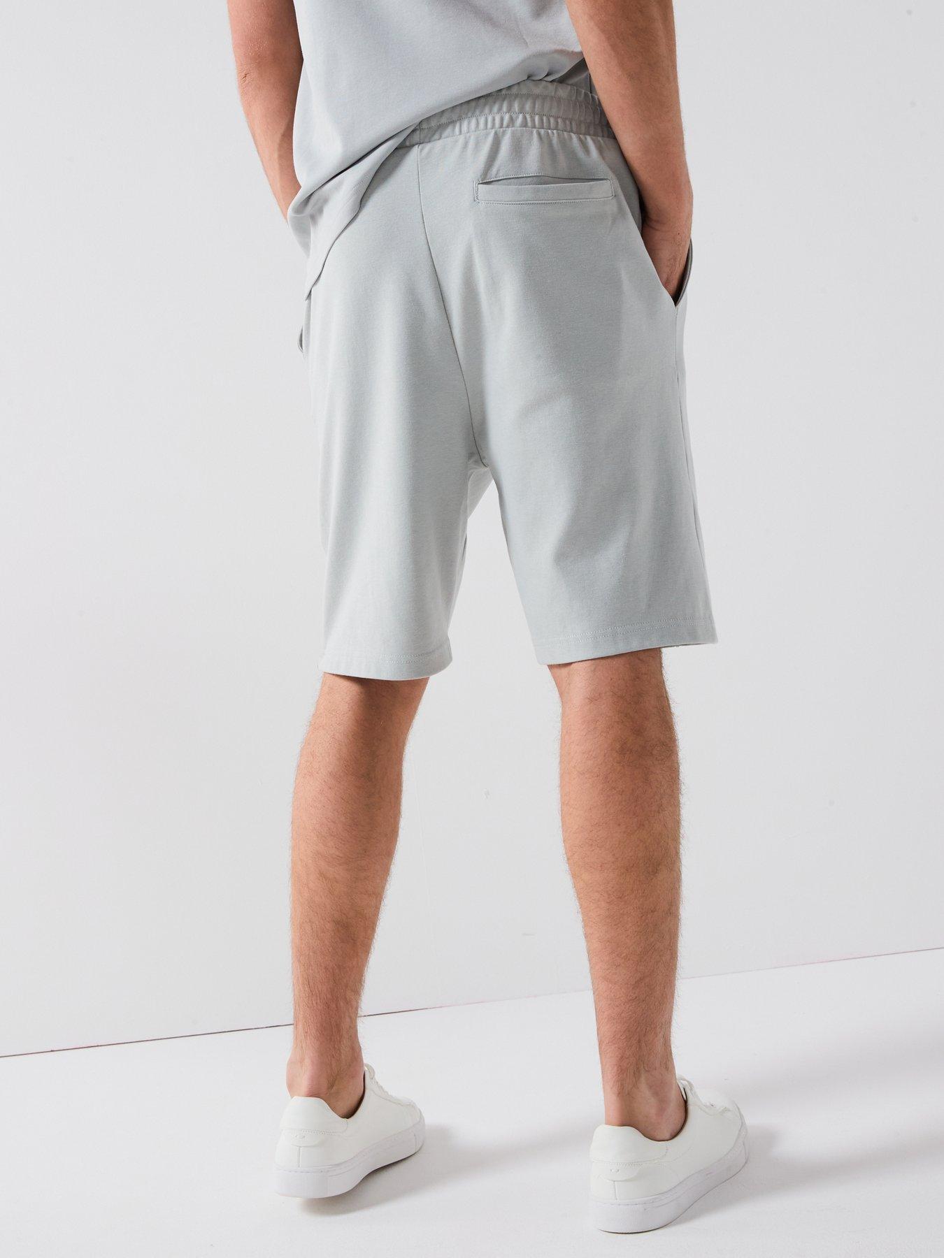 Very Man Interlock Pleated Short - Light Grey | Very