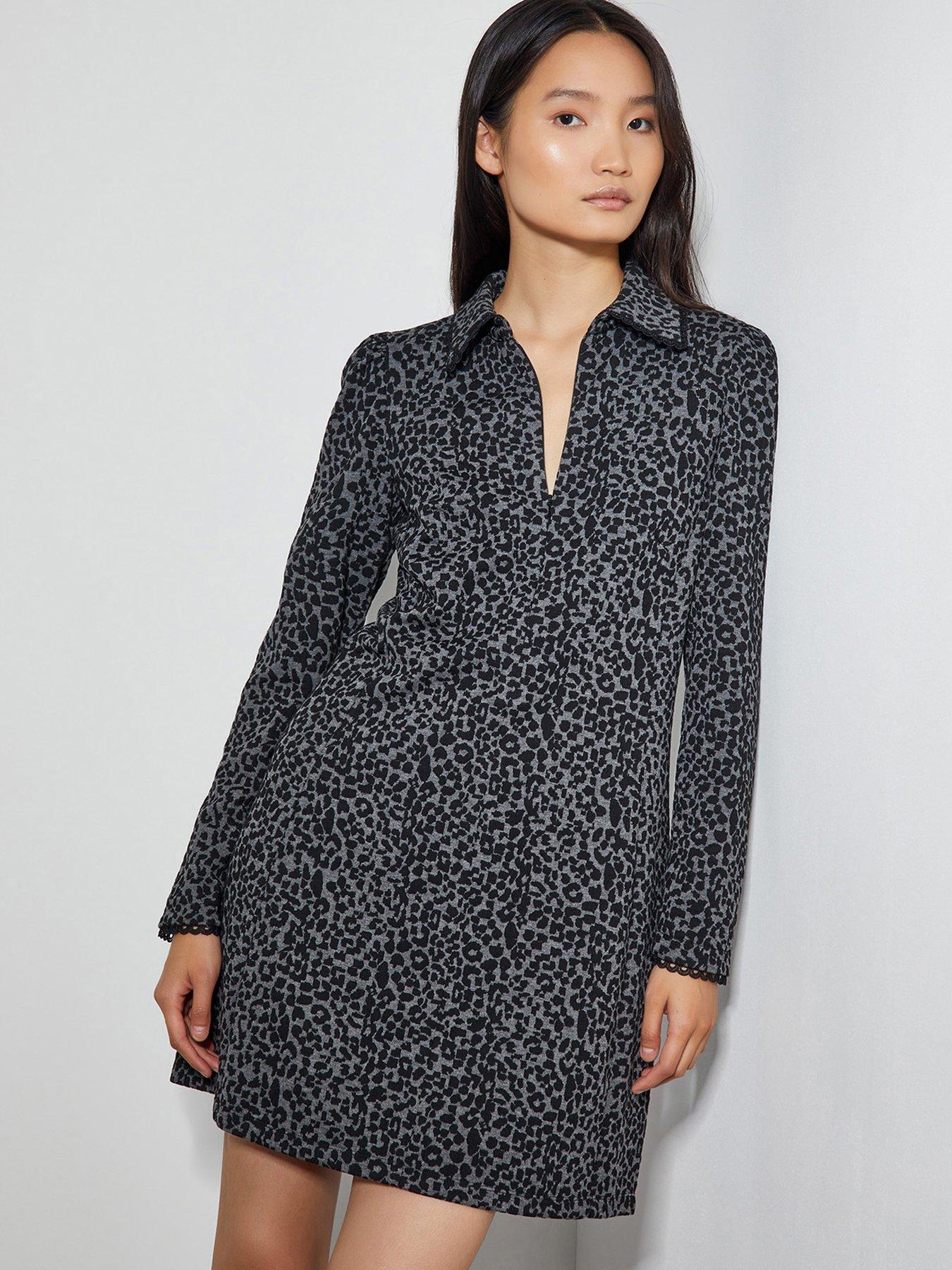 Monsoon Abi Animal Jacquard Dress | Very