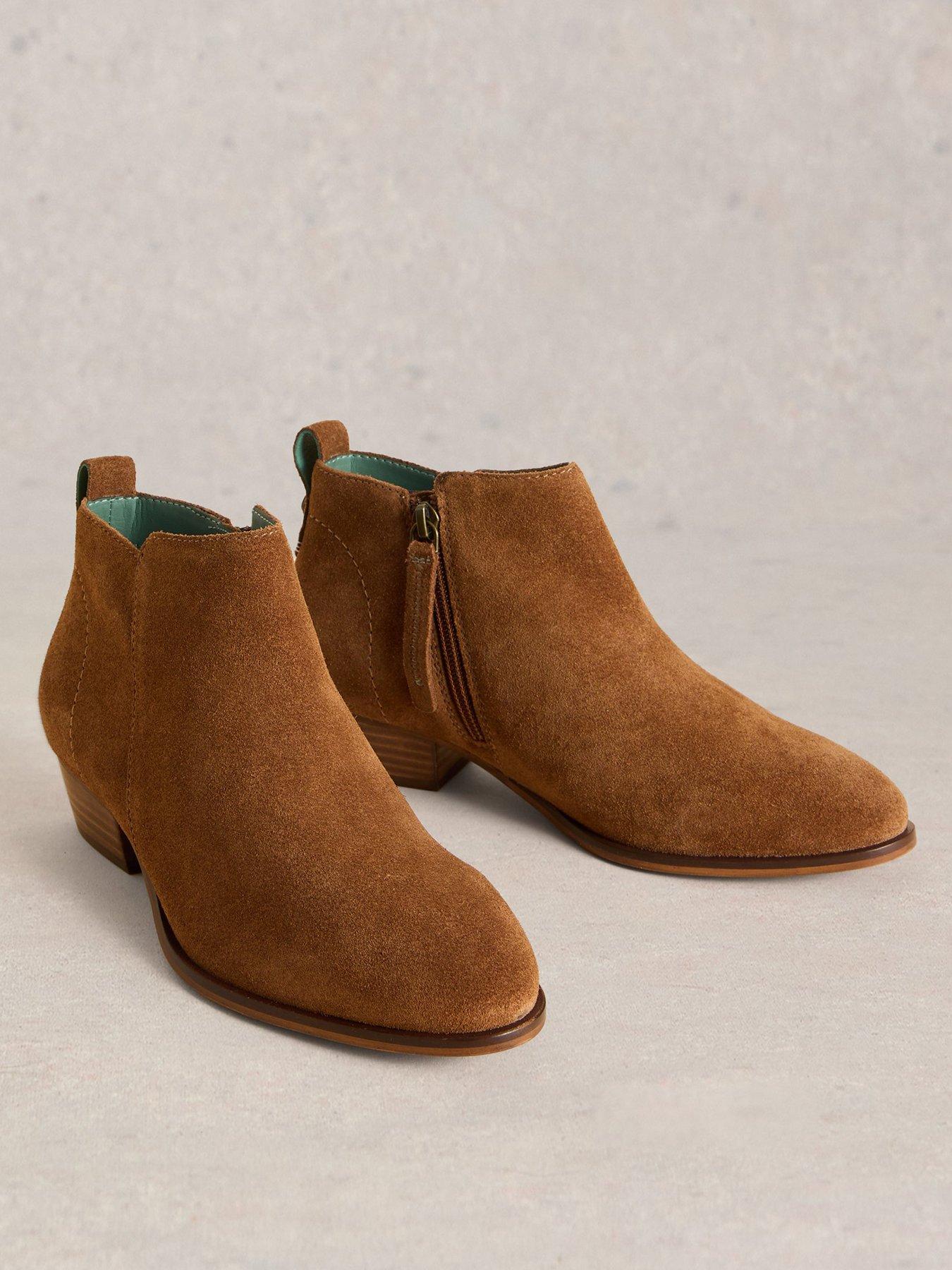 White Stuff Willow Suede Ankle Boot - Brown | Very