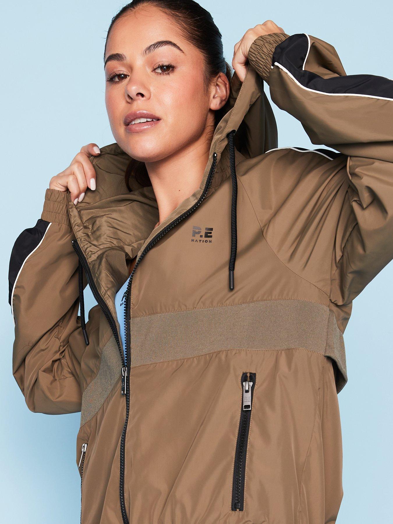 P.E Nation Womens Training Man Down Jacket - Brown | Very