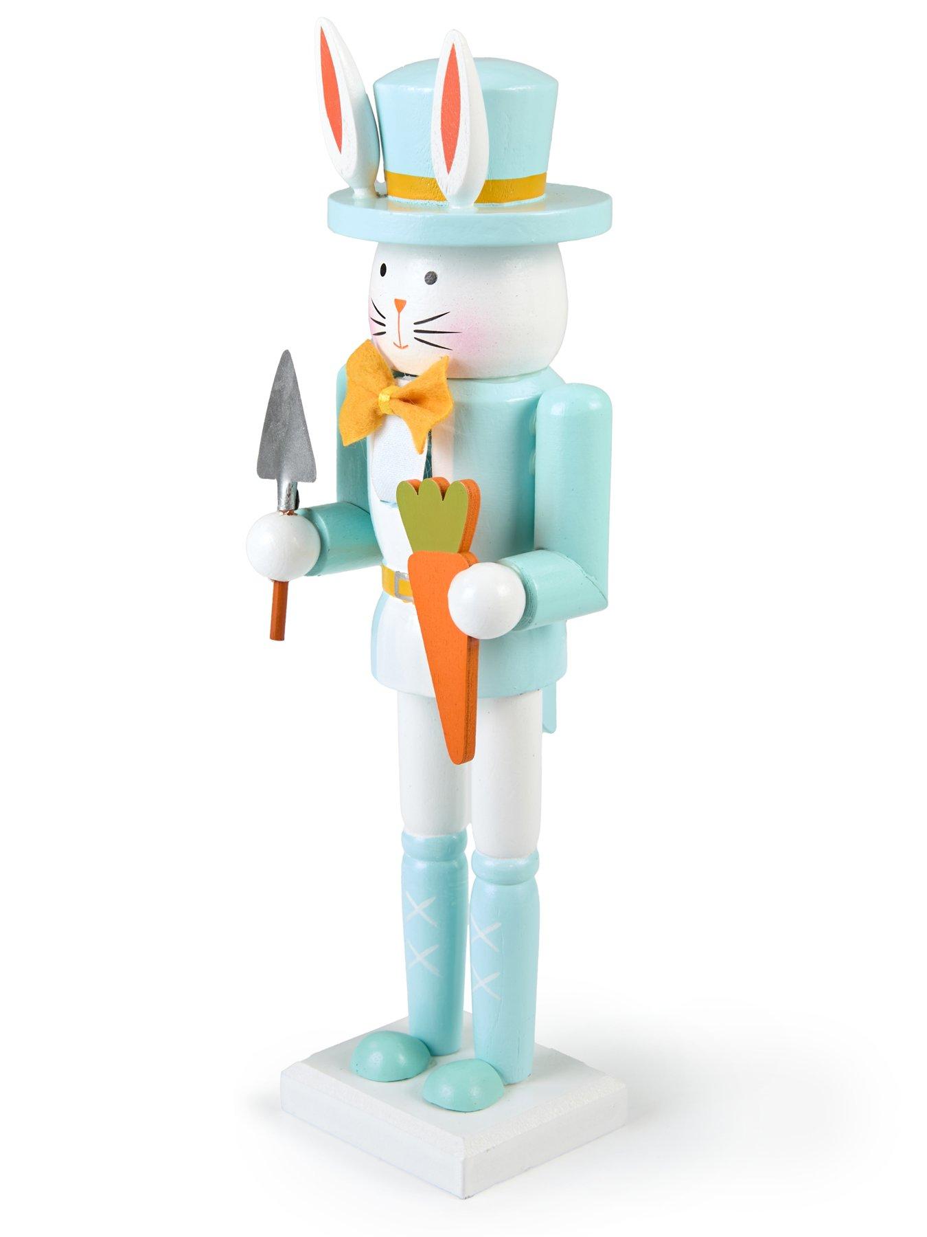 The Very Collection 12-Inch Easter Bunny Nutcracker | Very