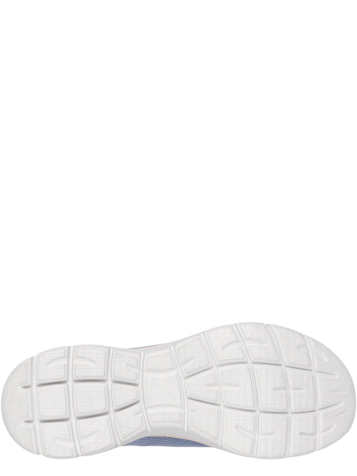 Skechers Summits Mesh Bungee Slip On Trainer - Light Blue | Very