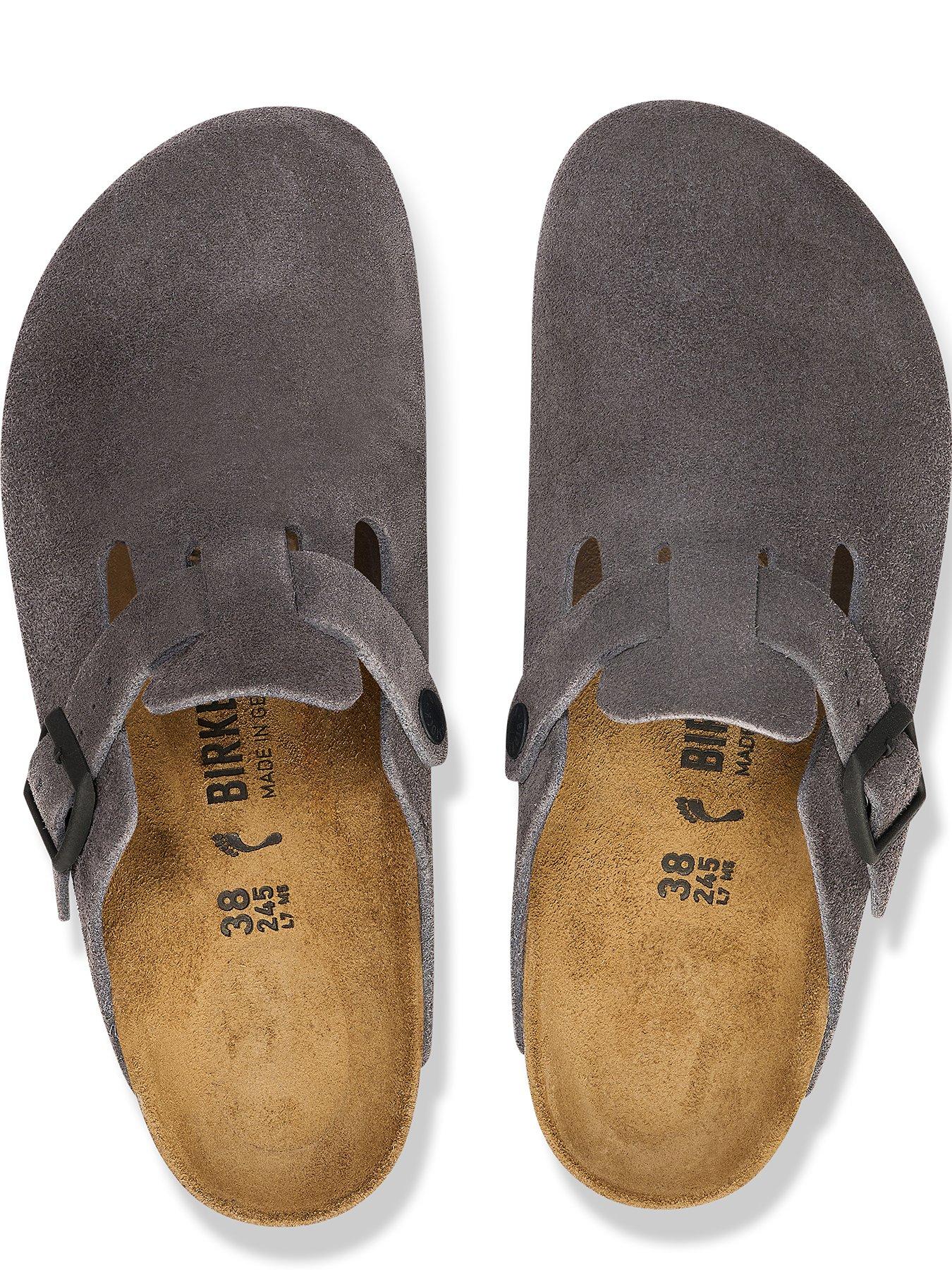 Birkenstock Boston Suede Clog - Velvet Grey | Very