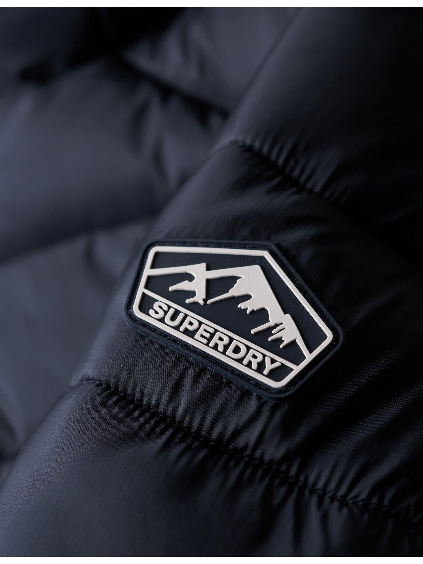 Superdry Hooded Fuji Padded Jacket - Navy | Very
