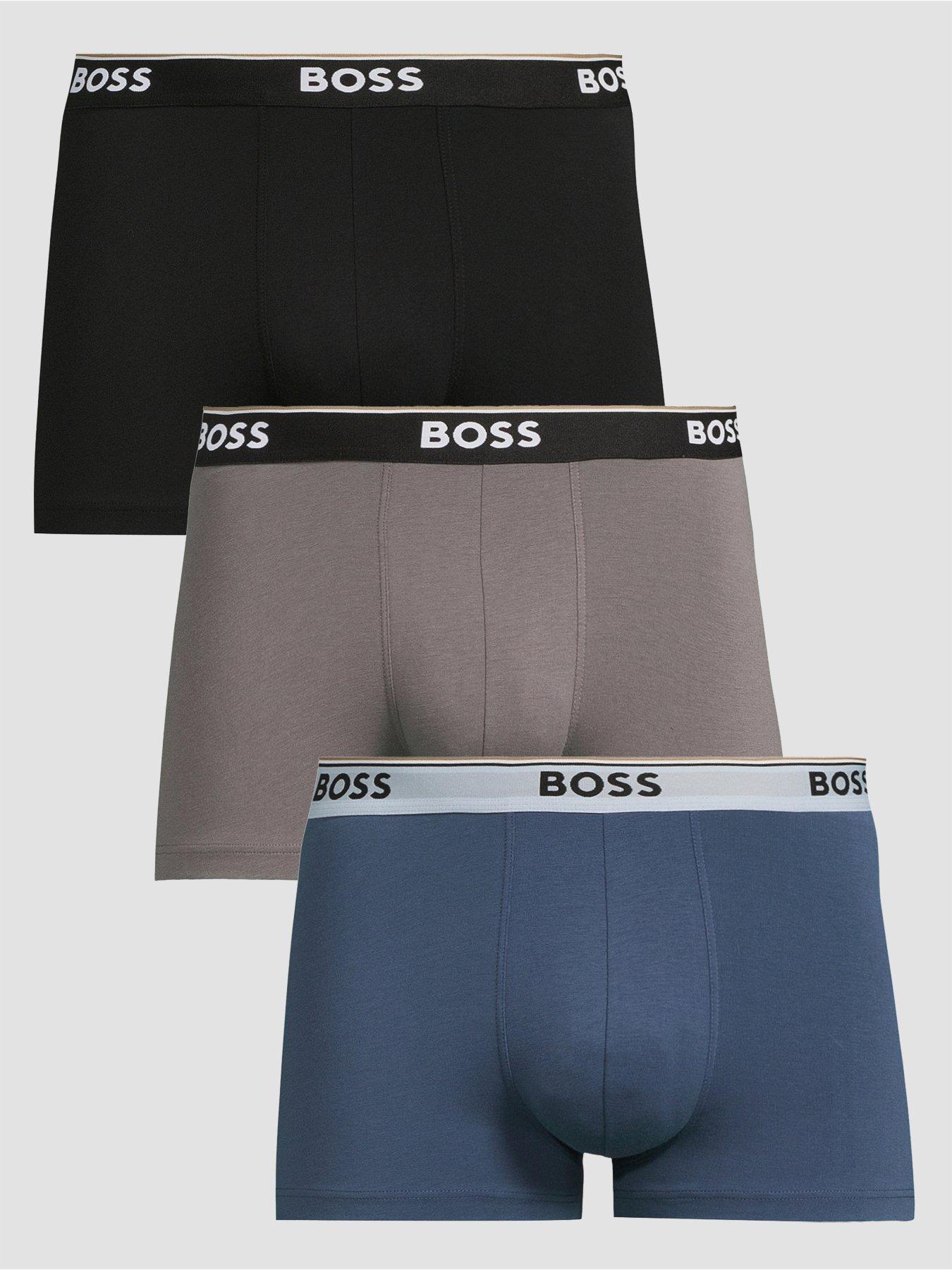 BOSS 3 Pack Power Trunks - Grey/Blue - Multi | Very
