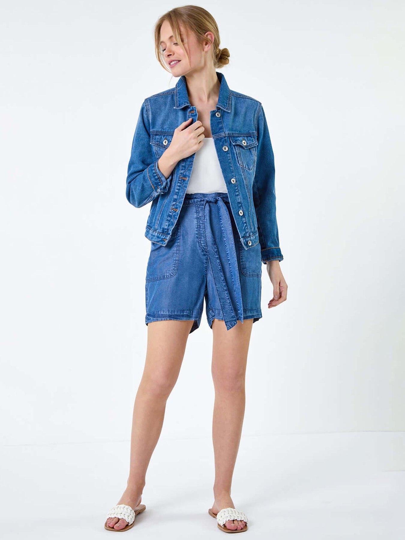 Roman Classic Cotton Denim Jacket - Blue | Very