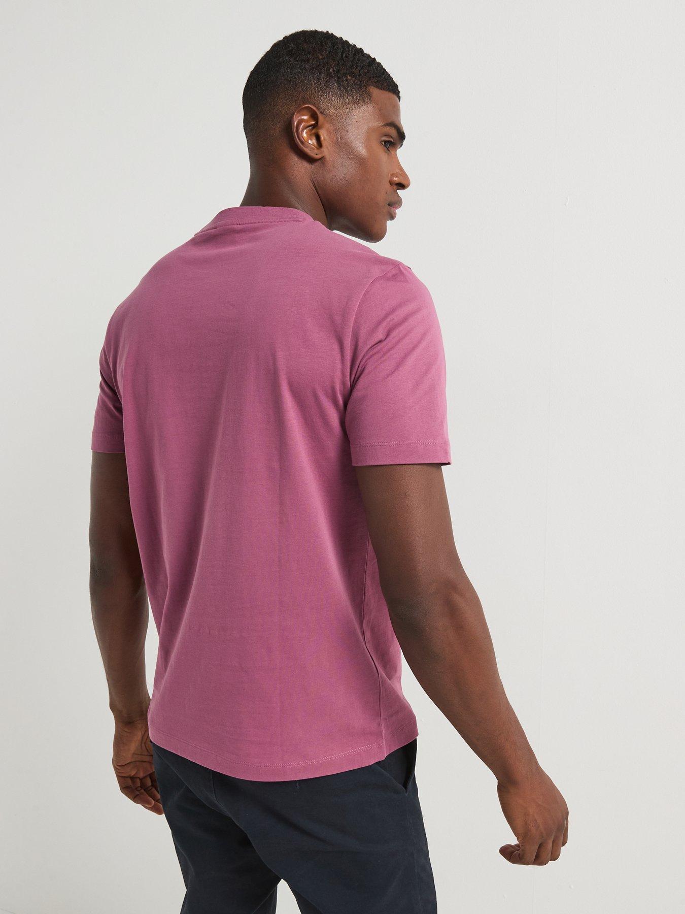 BOSS C-Thompson 70 Regular Fit Script Logo T-Shirt - Purple | Very