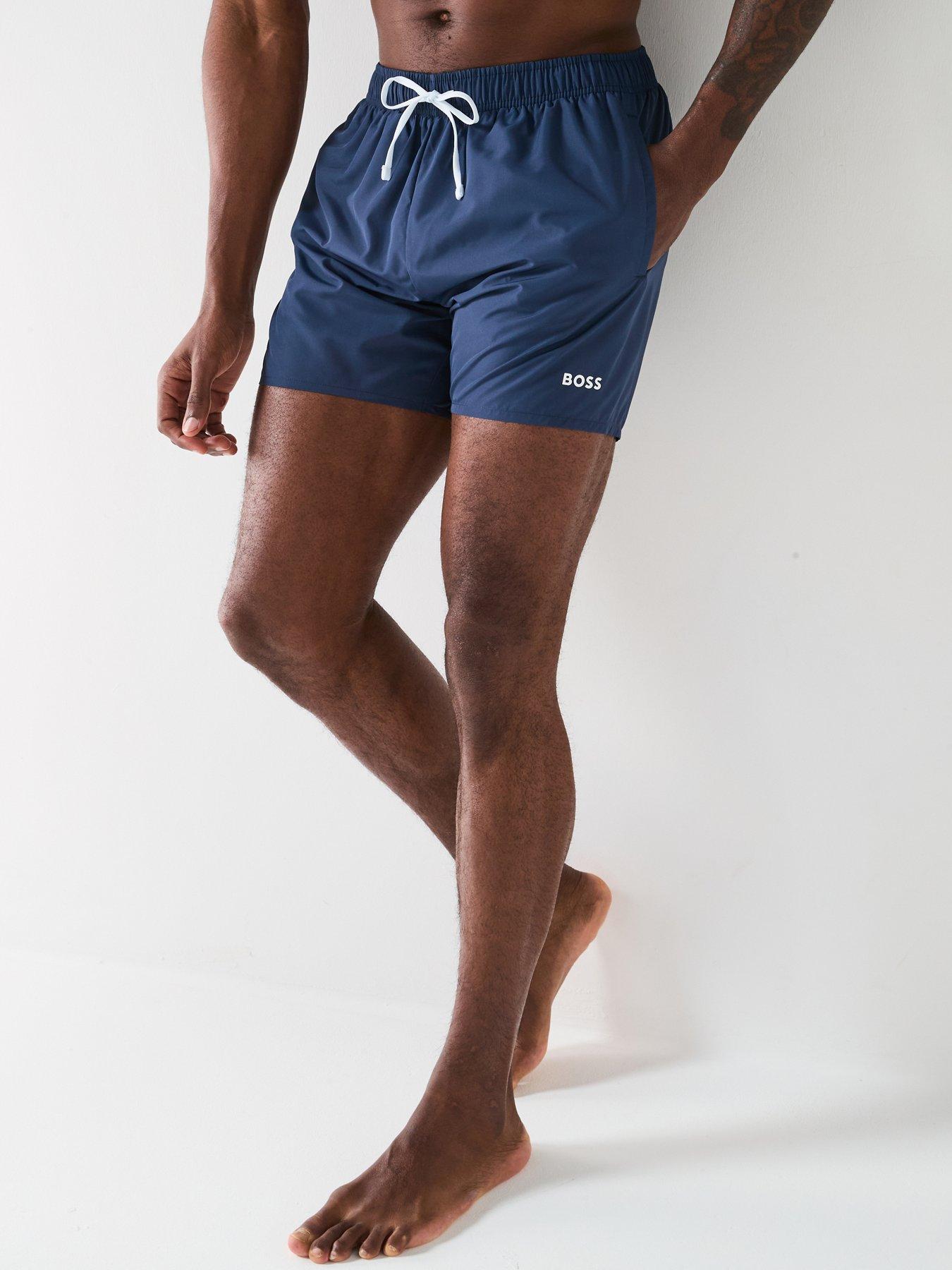 BOSS Towel & Swimshort Beach Set - Navy | Very