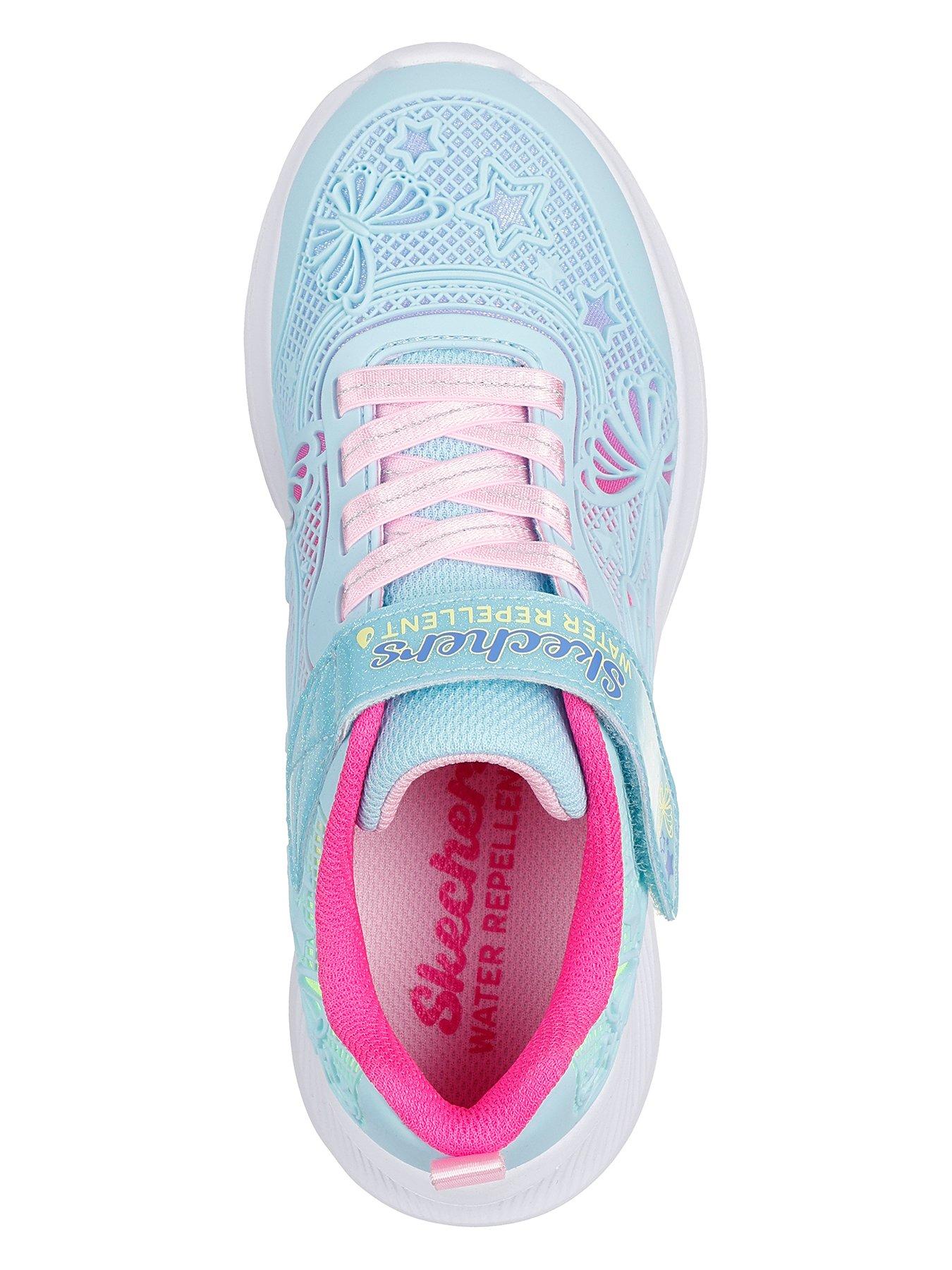 Skechers Flower Theme Kpu Water Repellent Sneaker W/ Gore & Strap ...