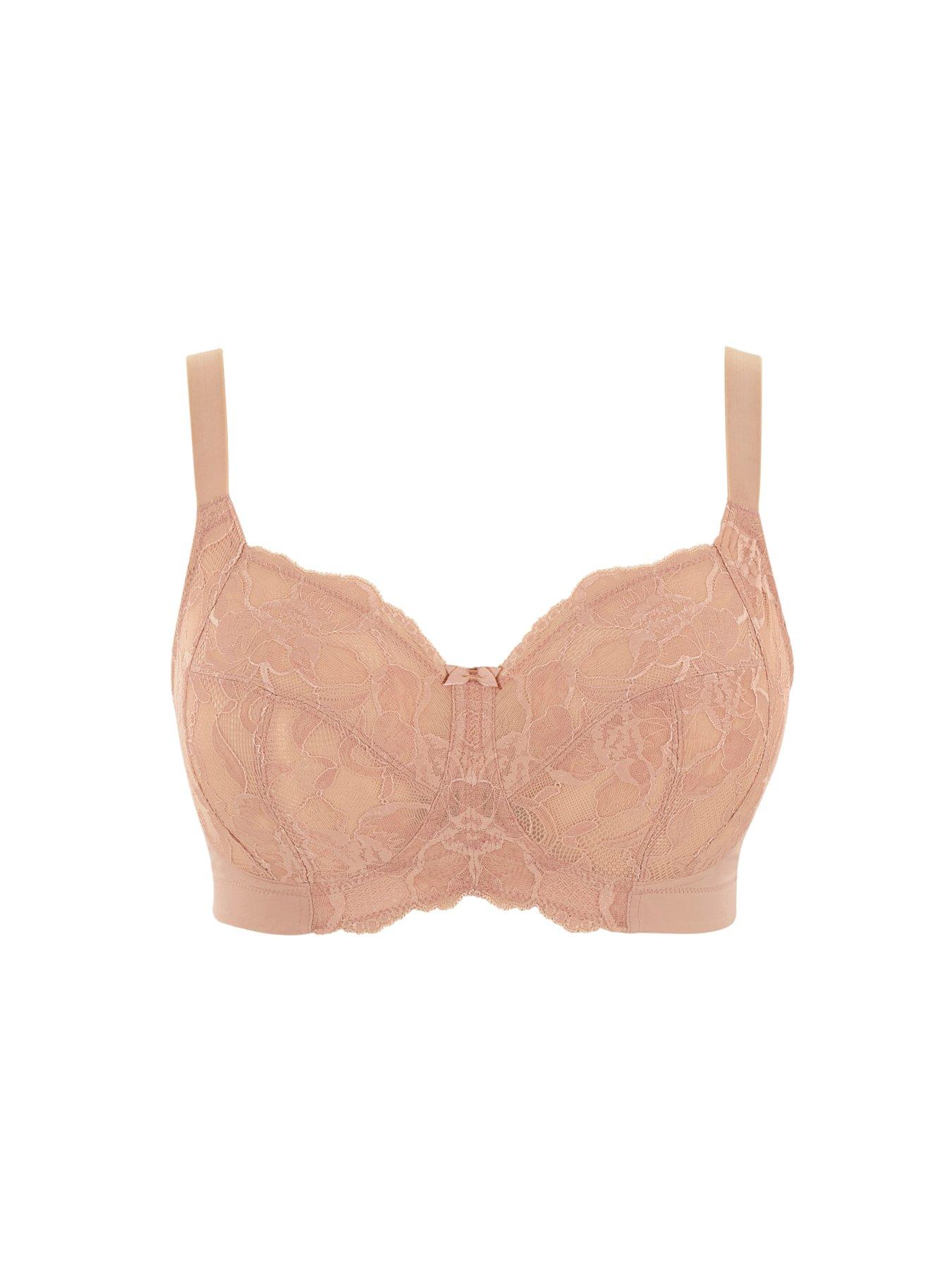 Panache Rocha Non Wired Lace Bra - Misty Rose | Very