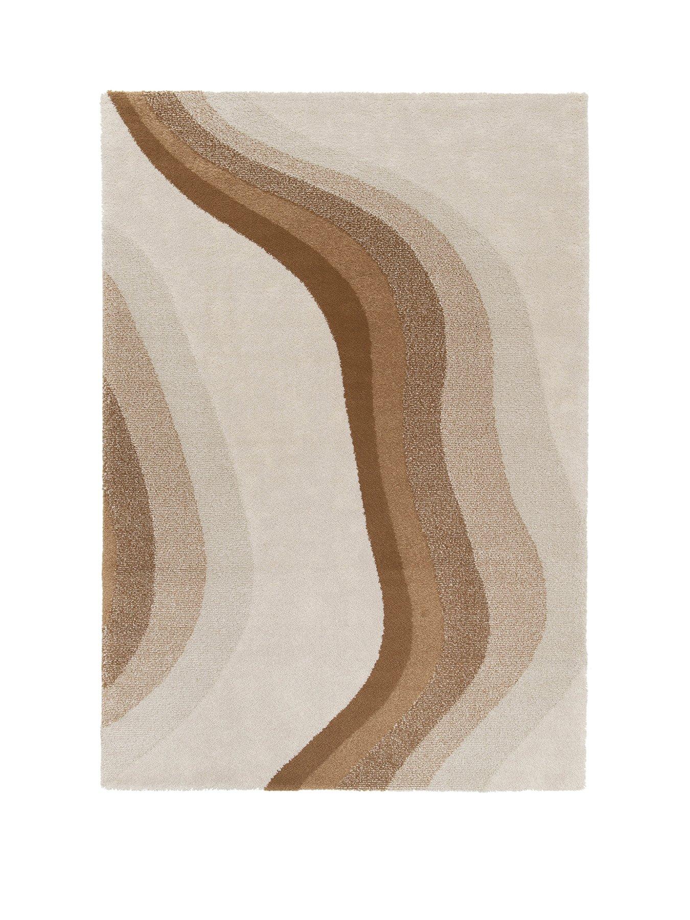 Very Home Sol Wave Rug - Natural | Very