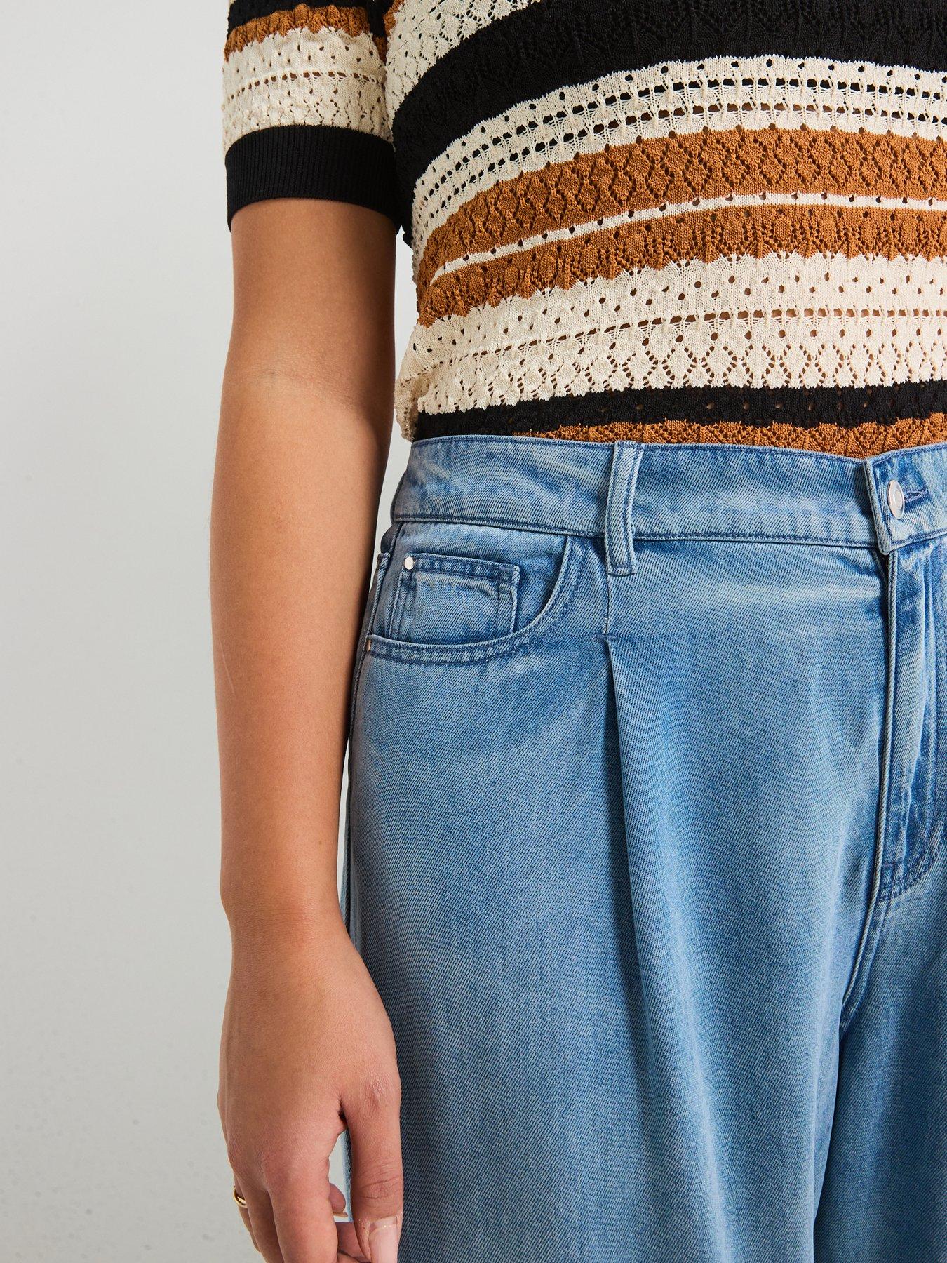 The Very Collection Curve Wide Leg Elasticated Waist Soft Touch Jean | Very