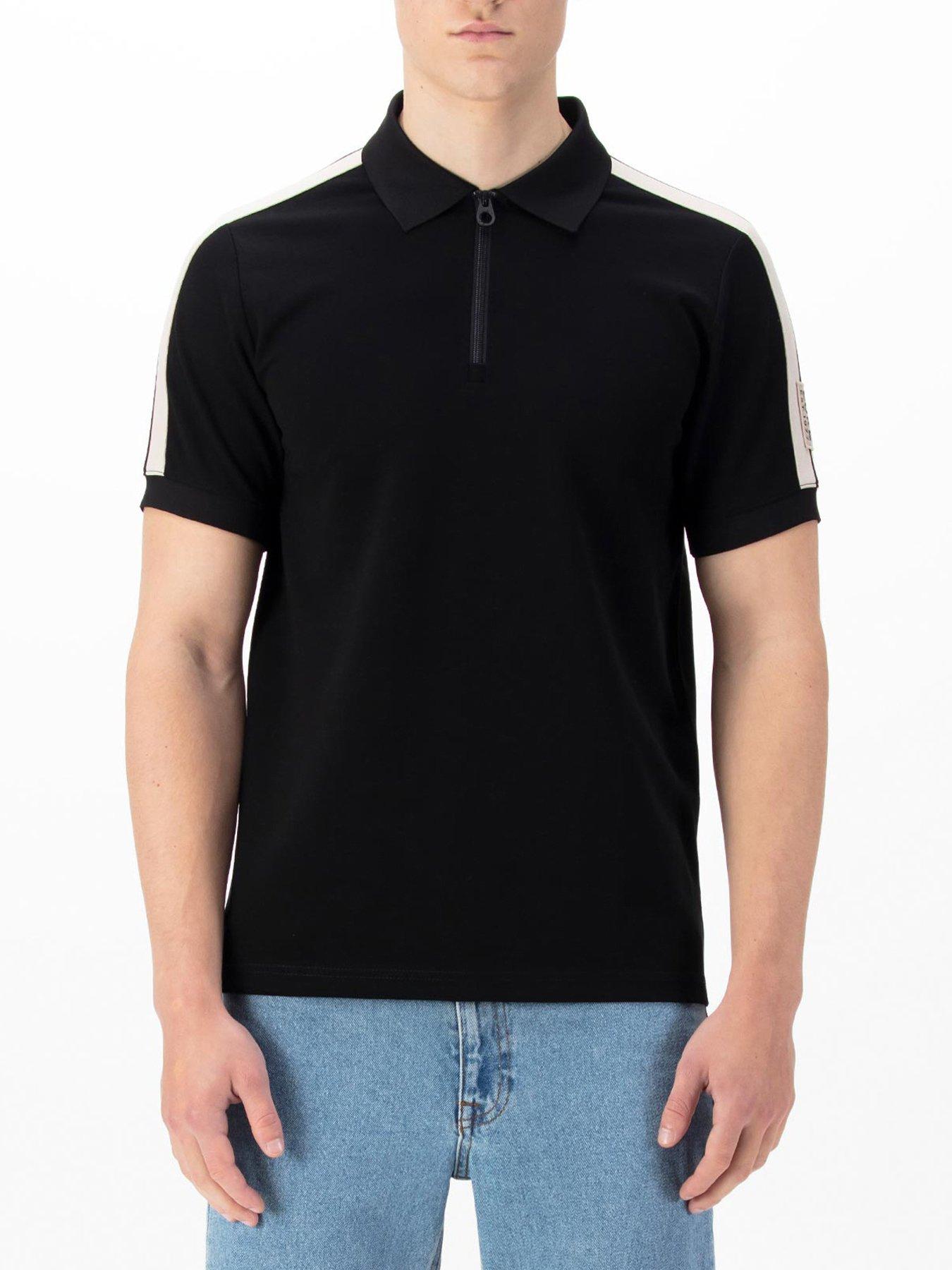 Luke 1977 Caltech Tape Detail Polo Shirt - Black | Very