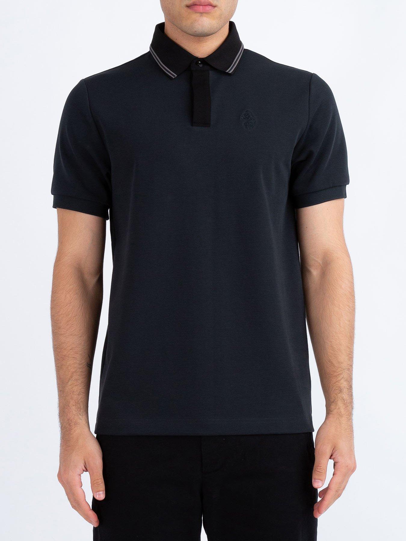 Luke 1977 Leo Polo Shirt - Dark Grey | Very