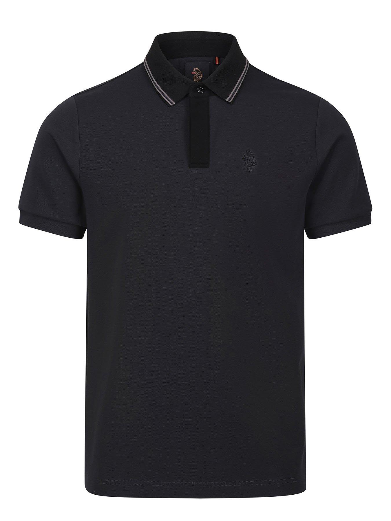Luke 1977 Leo Polo Shirt - Dark Grey | Very