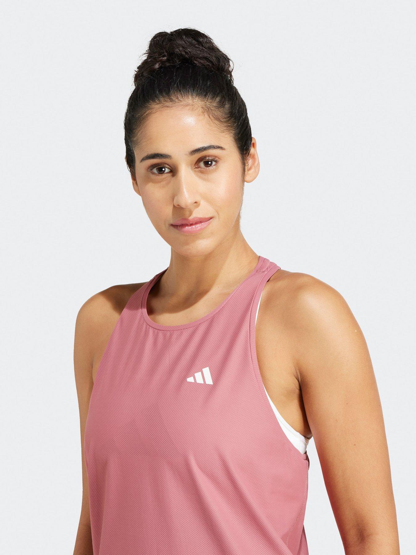 adidas Own The Run Tank Top - Red | Very