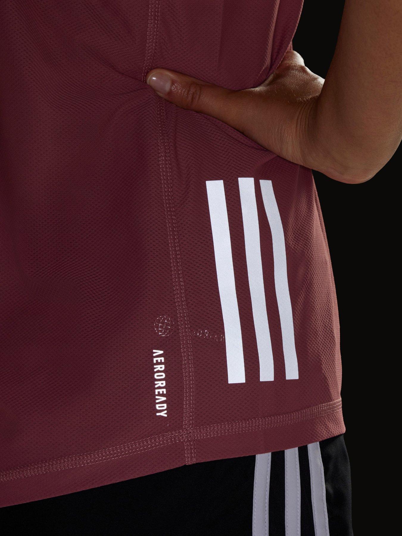 adidas Own The Run Tank Top - Red | Very