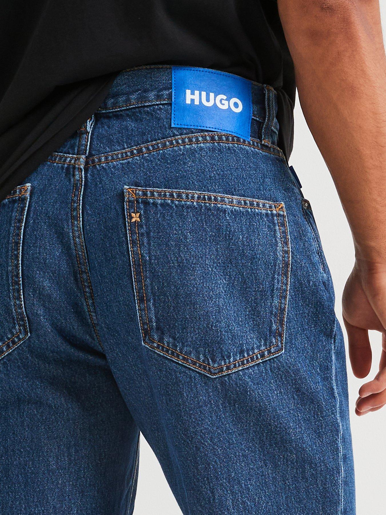 HUGO Jonah Regular Fit Jeans - Blue | Very.co.uk