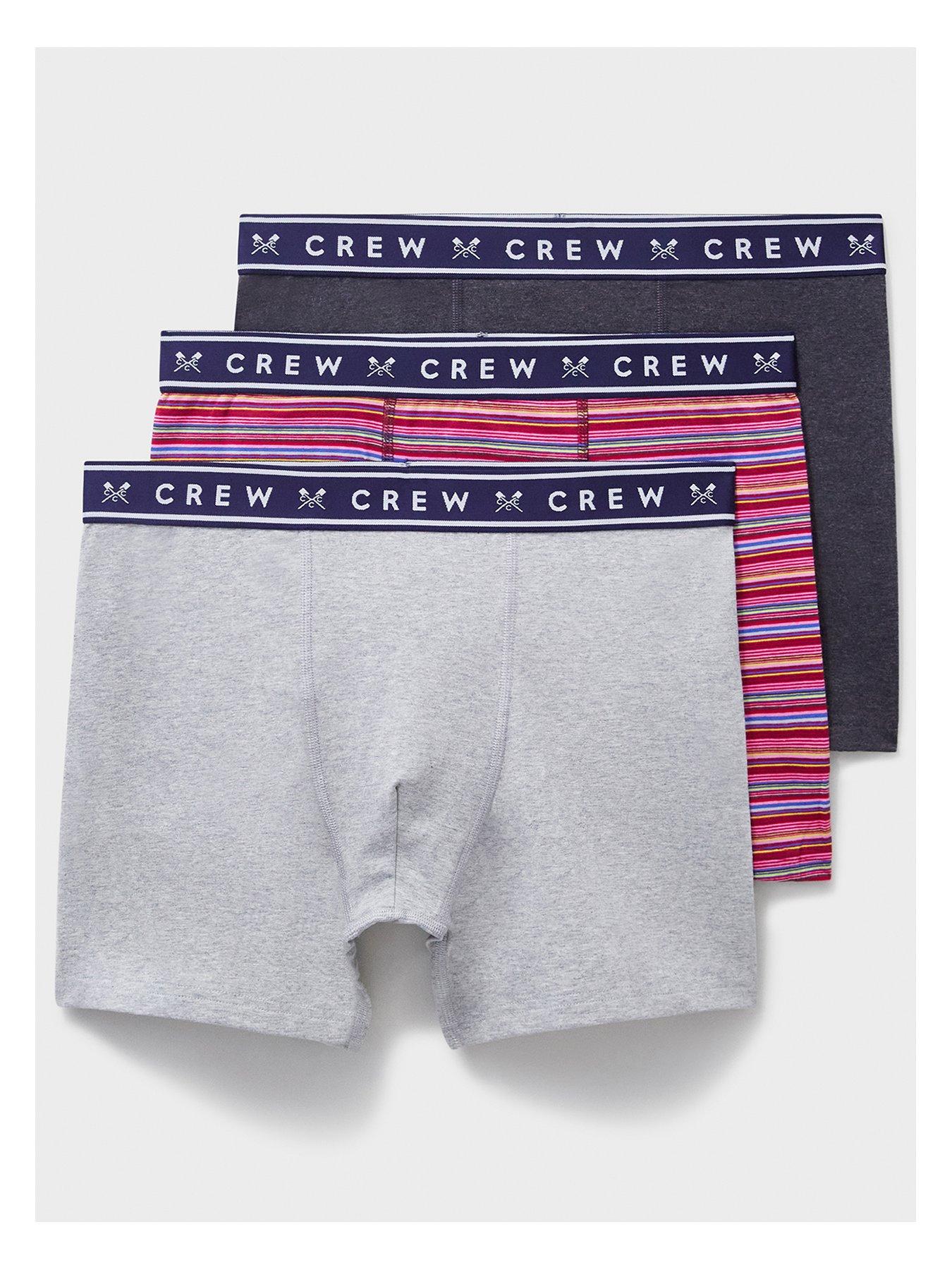 Crew Clothing 3pk Jersey Boxers - Multi | Very