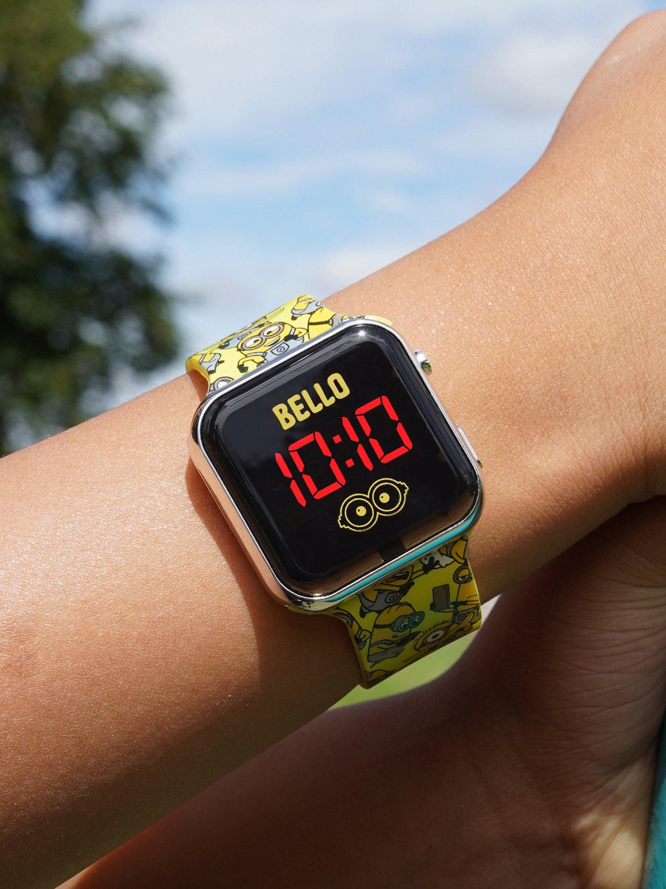 Yellow Strap LED Watch