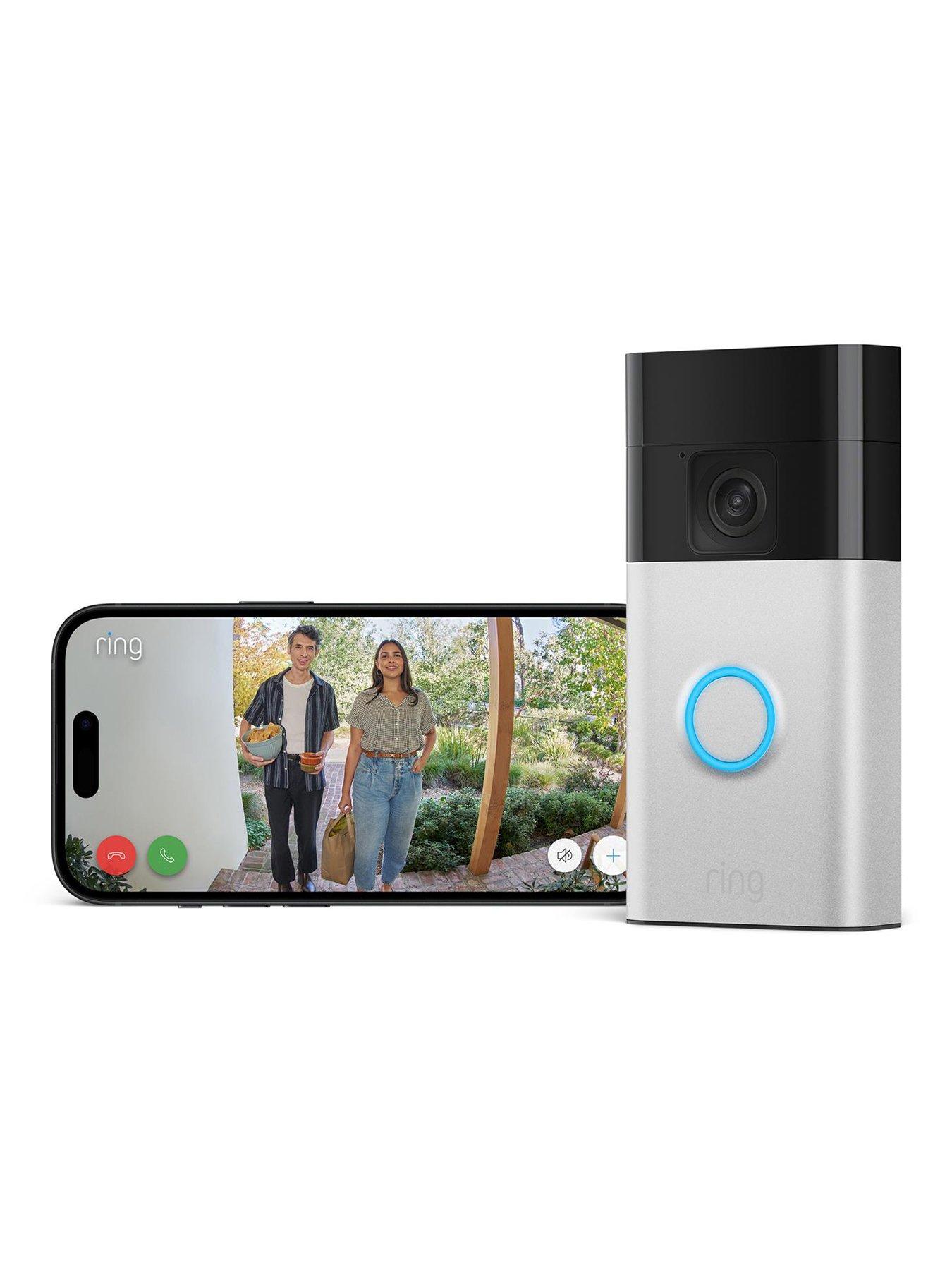 RING Video Doorbell (3rd Gen) with Chime - Satin Nickel | Very
