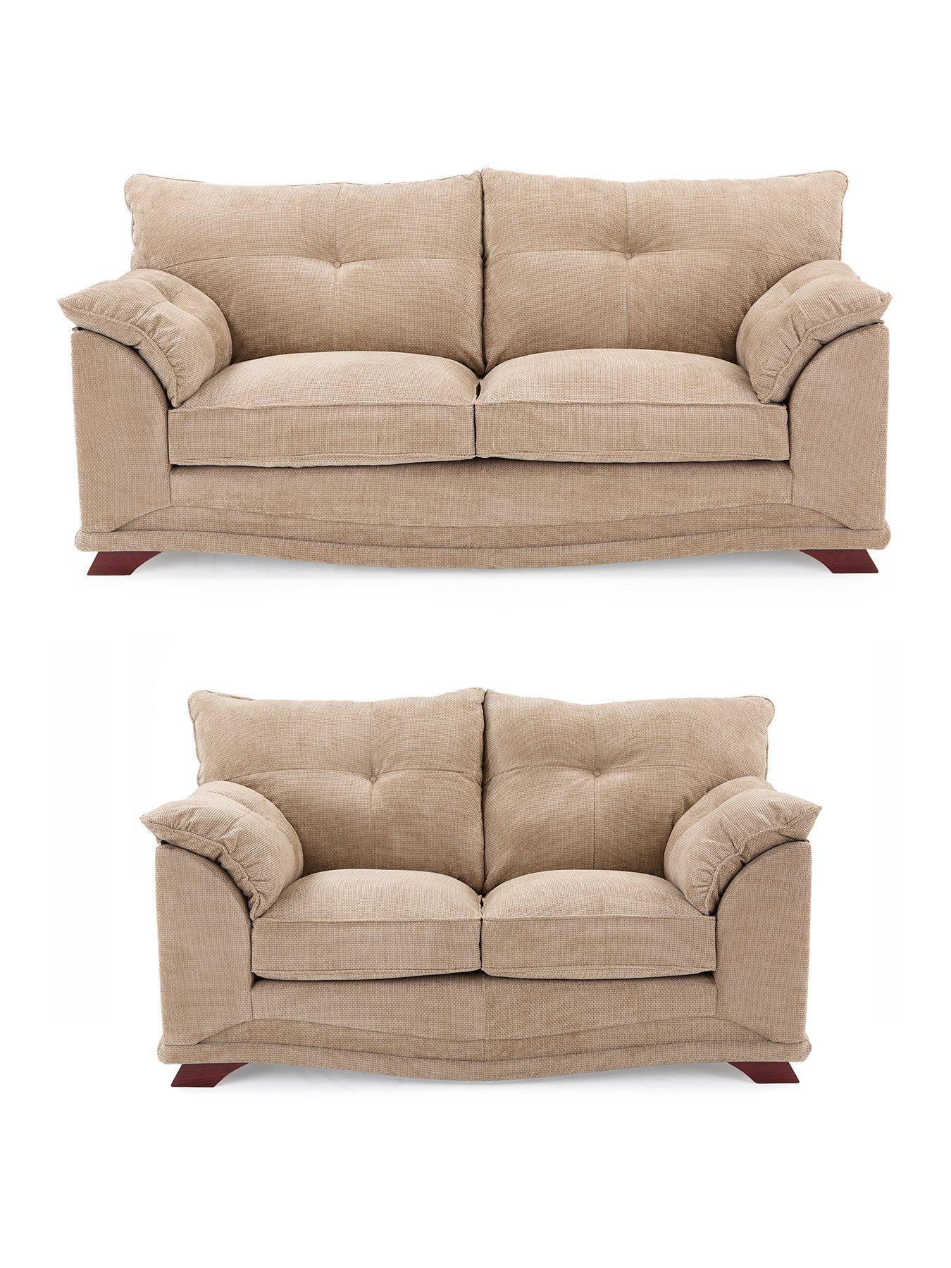 Very Home Evissa 3 + 2 Fabric Sofas - Made to Order in the UK | Very