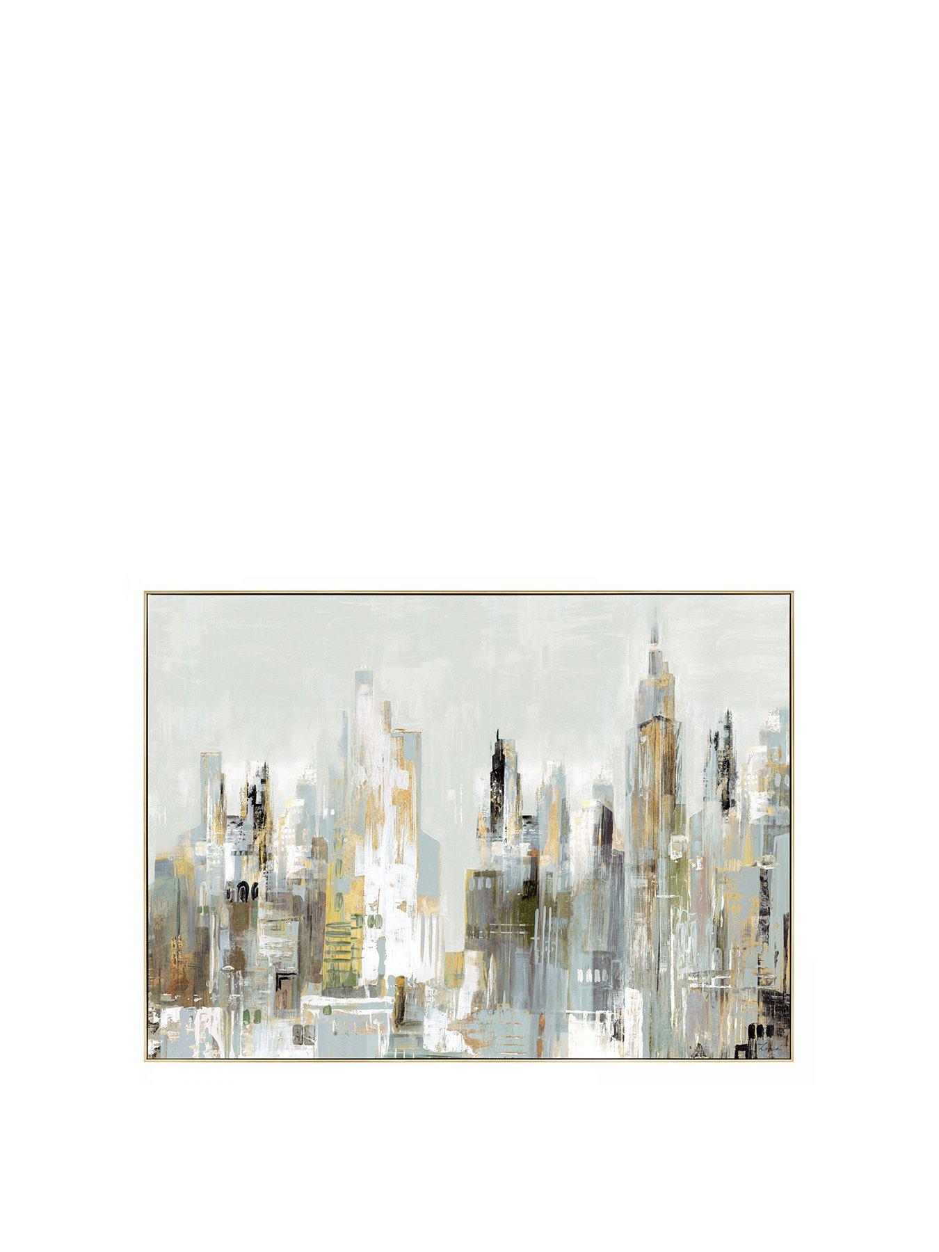 Gallery Direct City Limits Framed Canvas Wall Art | Very